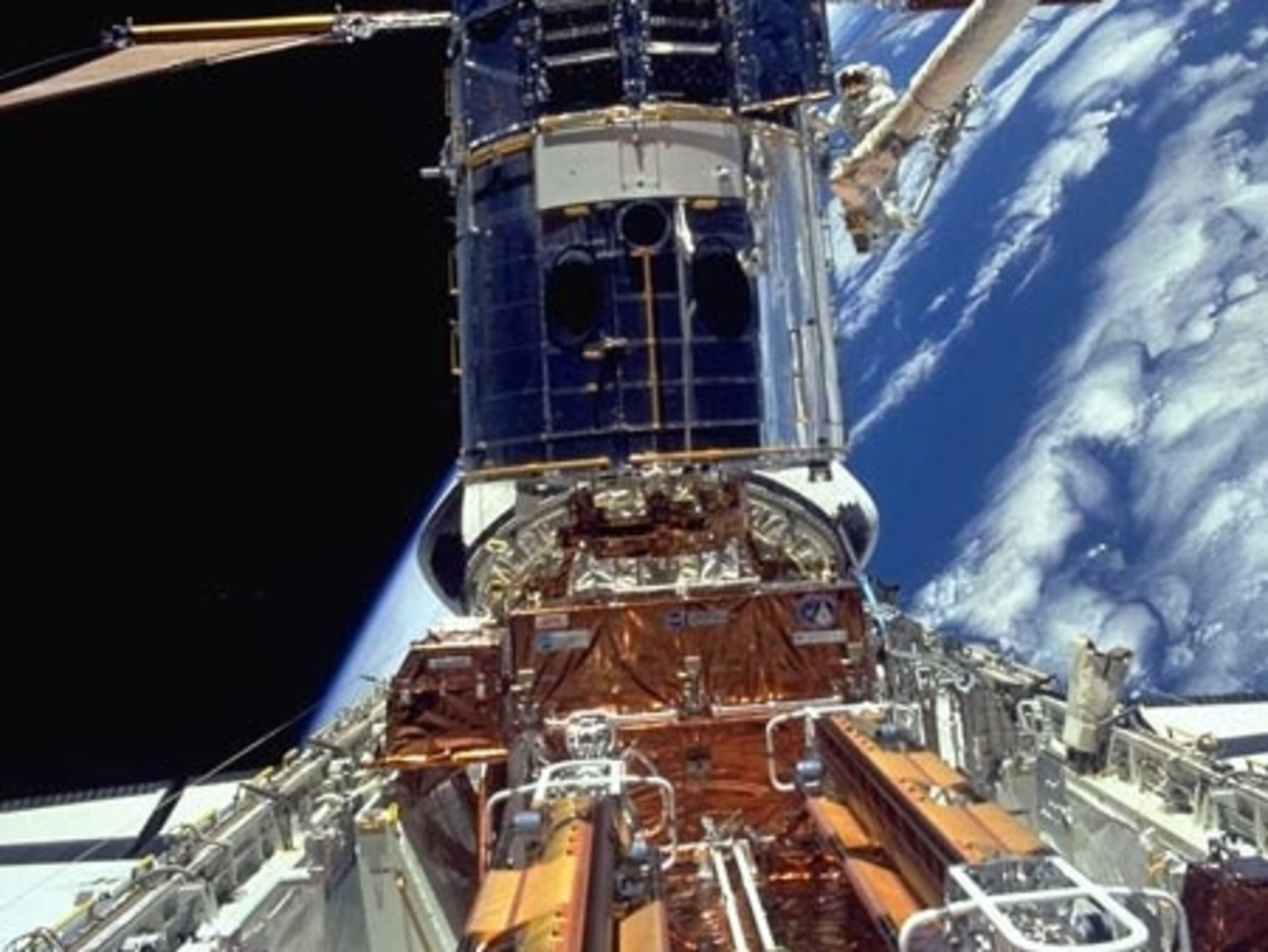 Space Shuttle Hubble Telescope