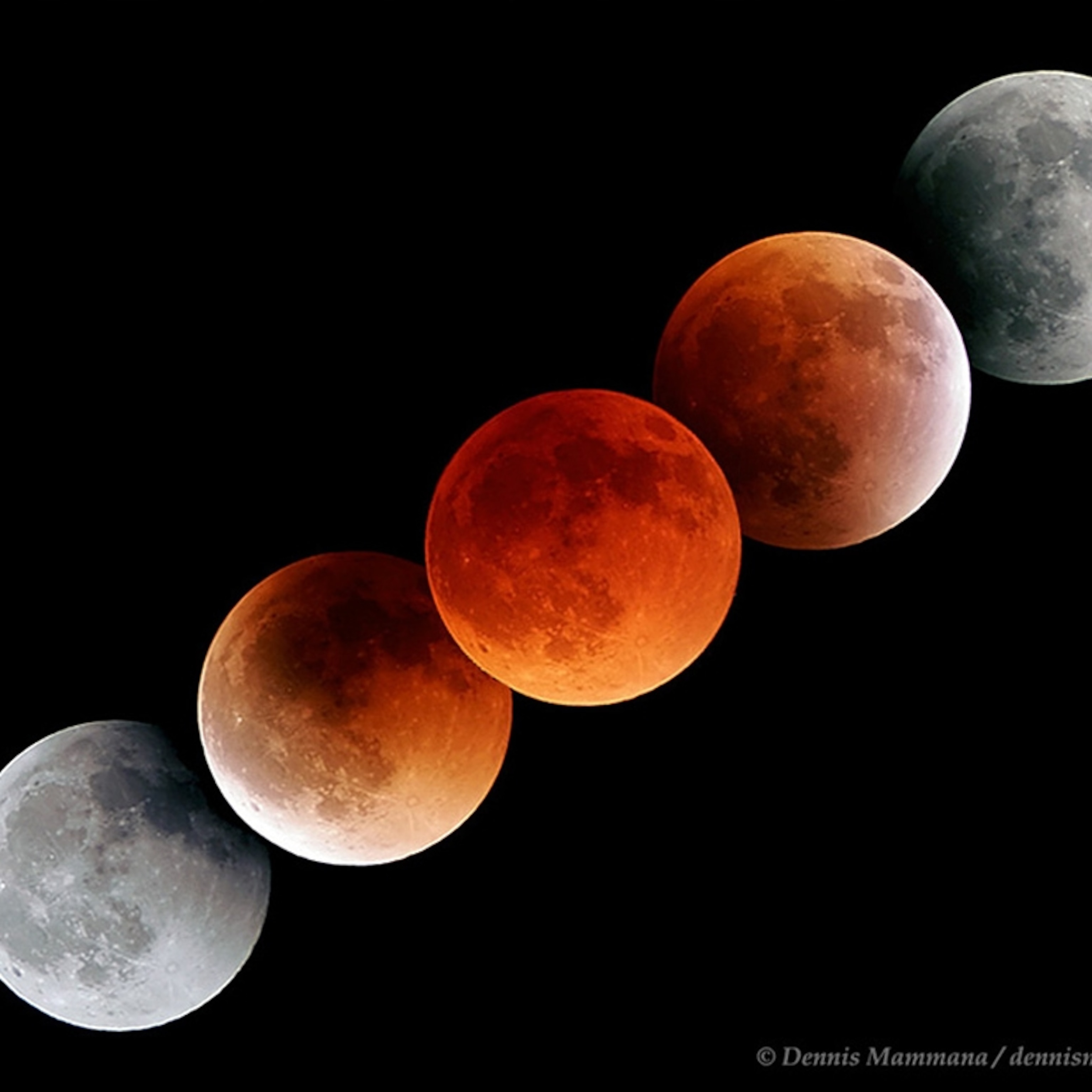 Lunar Eclipse From Space