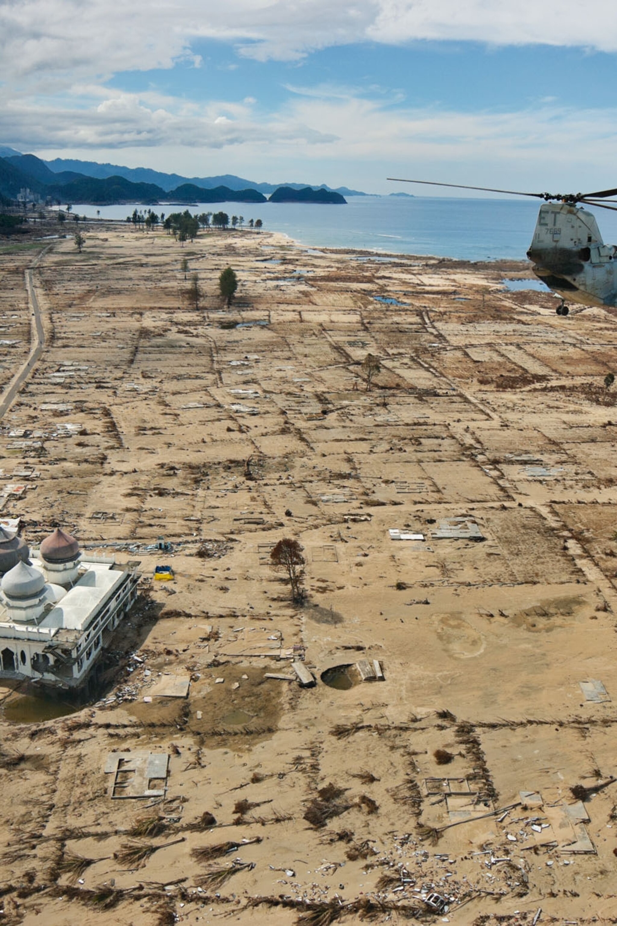 Sea Disappear Before A Tsunami