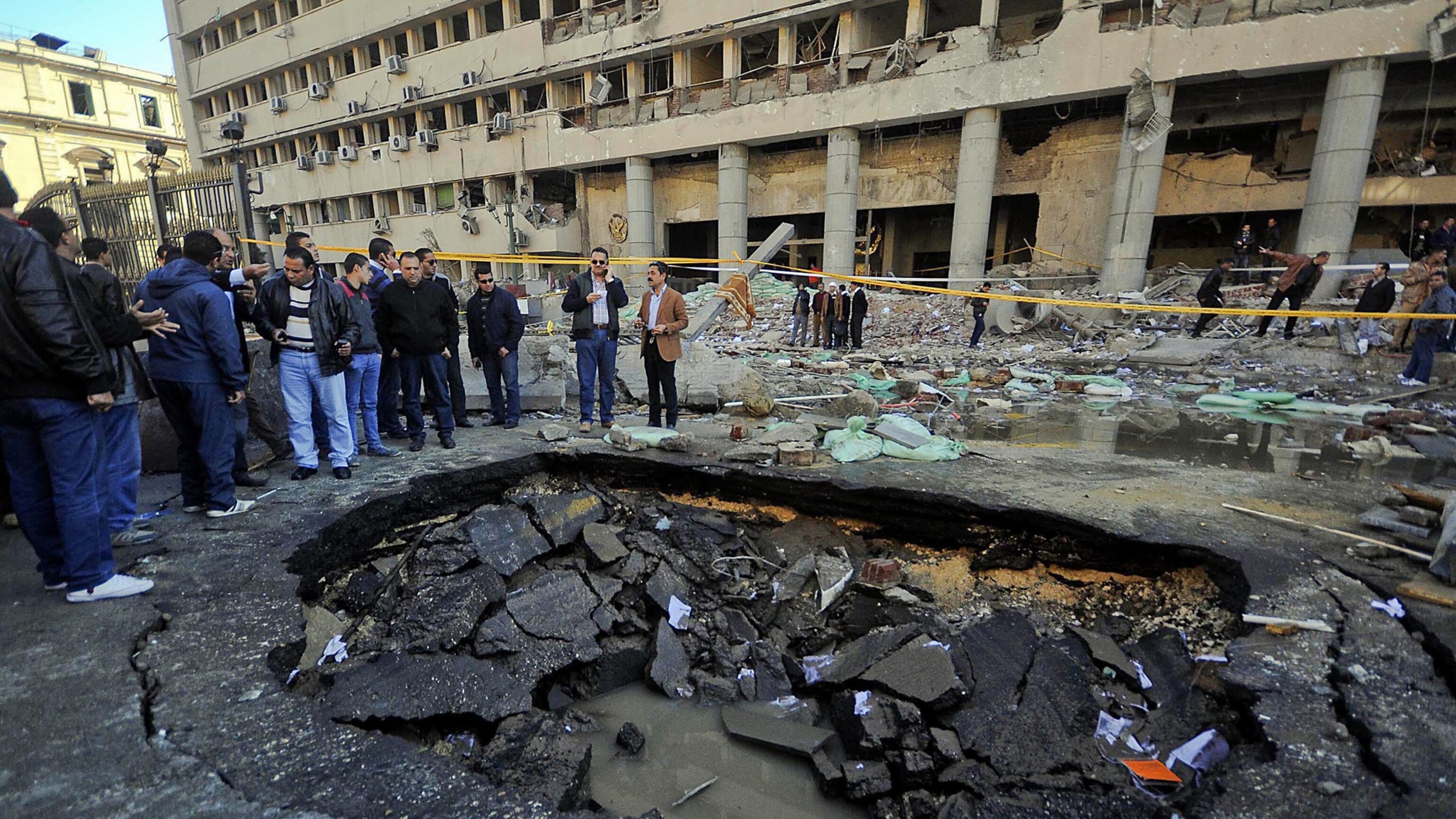 Car Bomb Crater