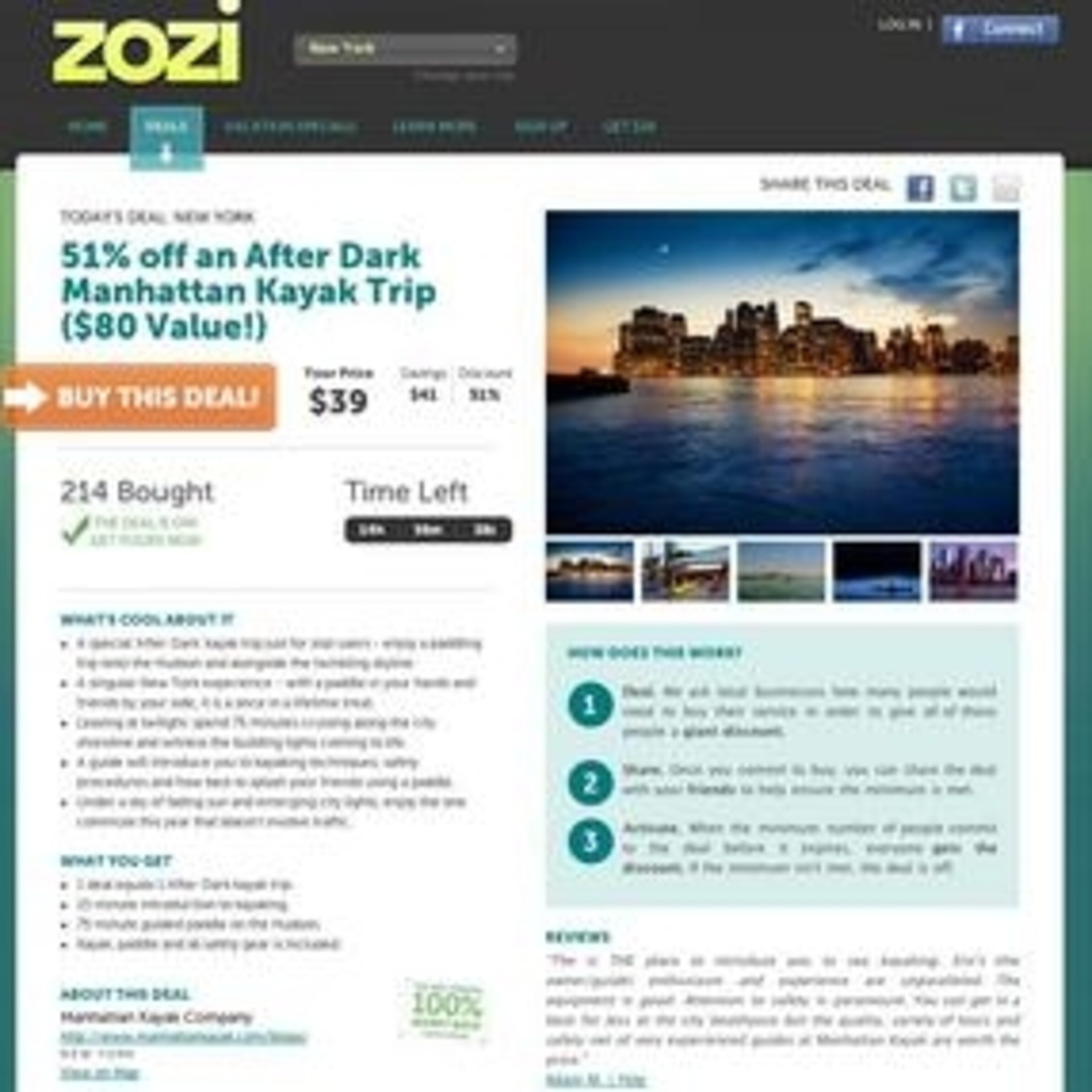 Free Activities for 48 Hours on Zozi.com