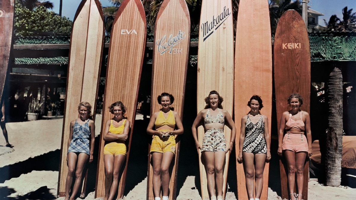 See How Swimsuits Evolved From Wool Dresses to Bikinis | National ...