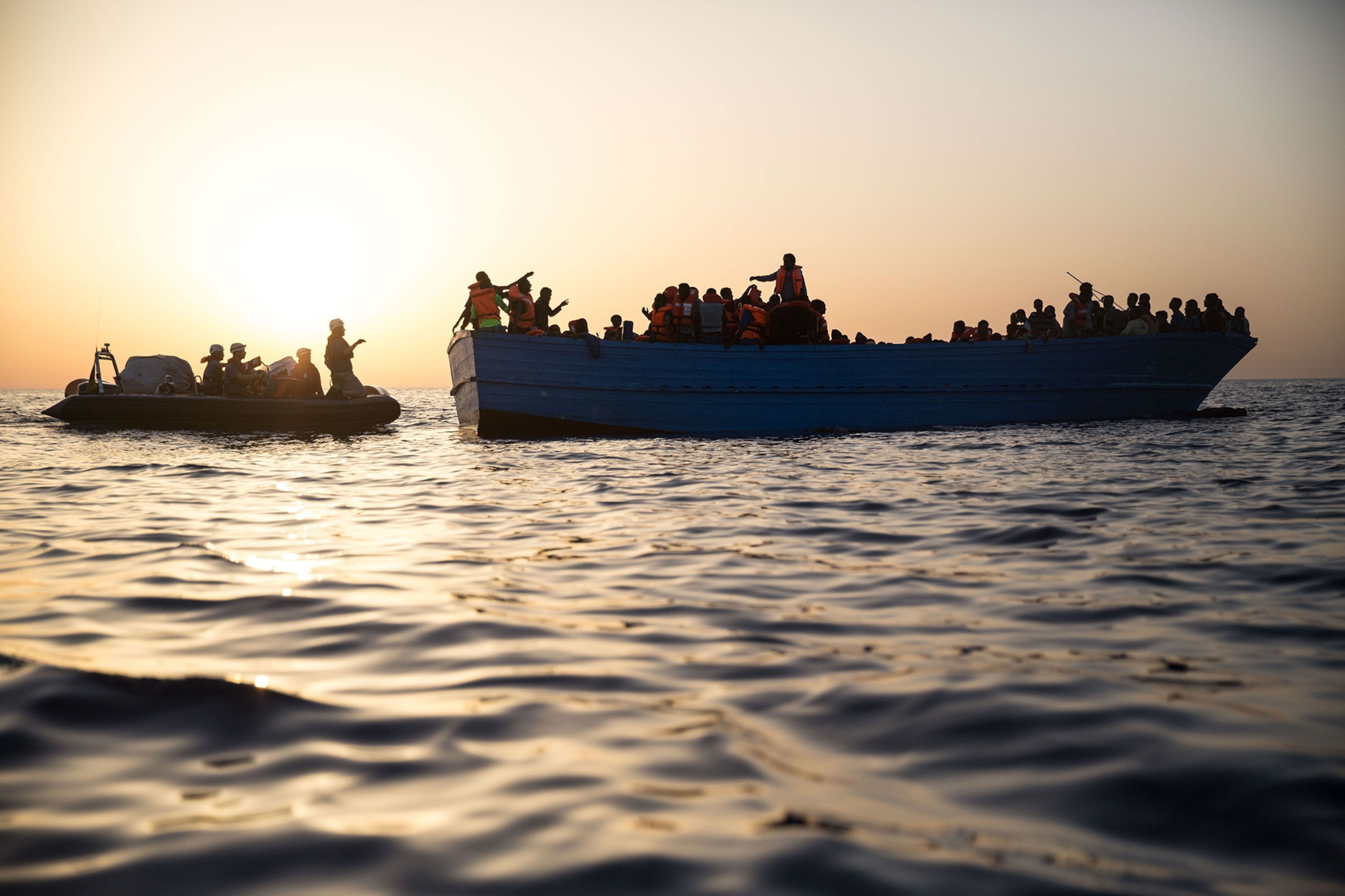 An Up-Close Look at Refugee Rescues on the Mediterranean | National ...