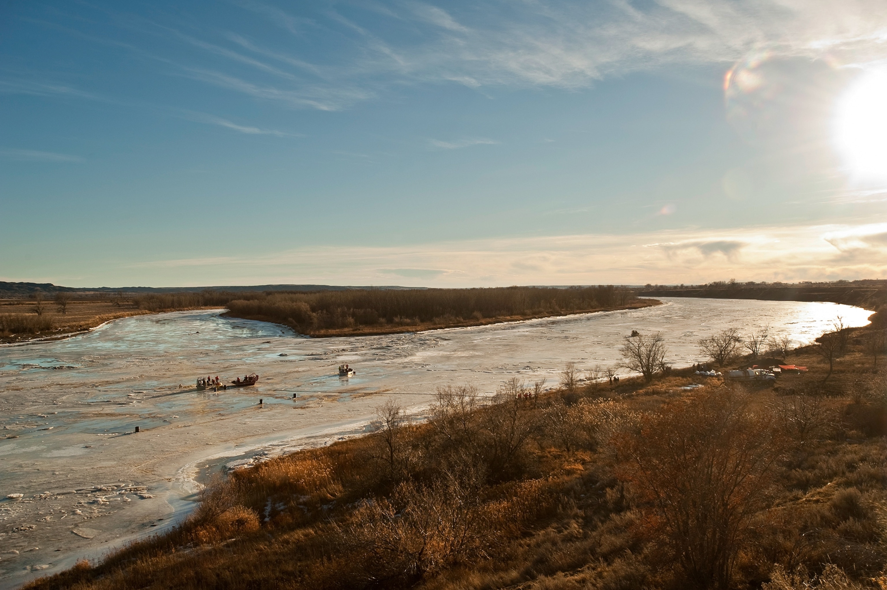 Ice Complicates Cleanup in Yellowstone's Rare Oil Spill | National ...