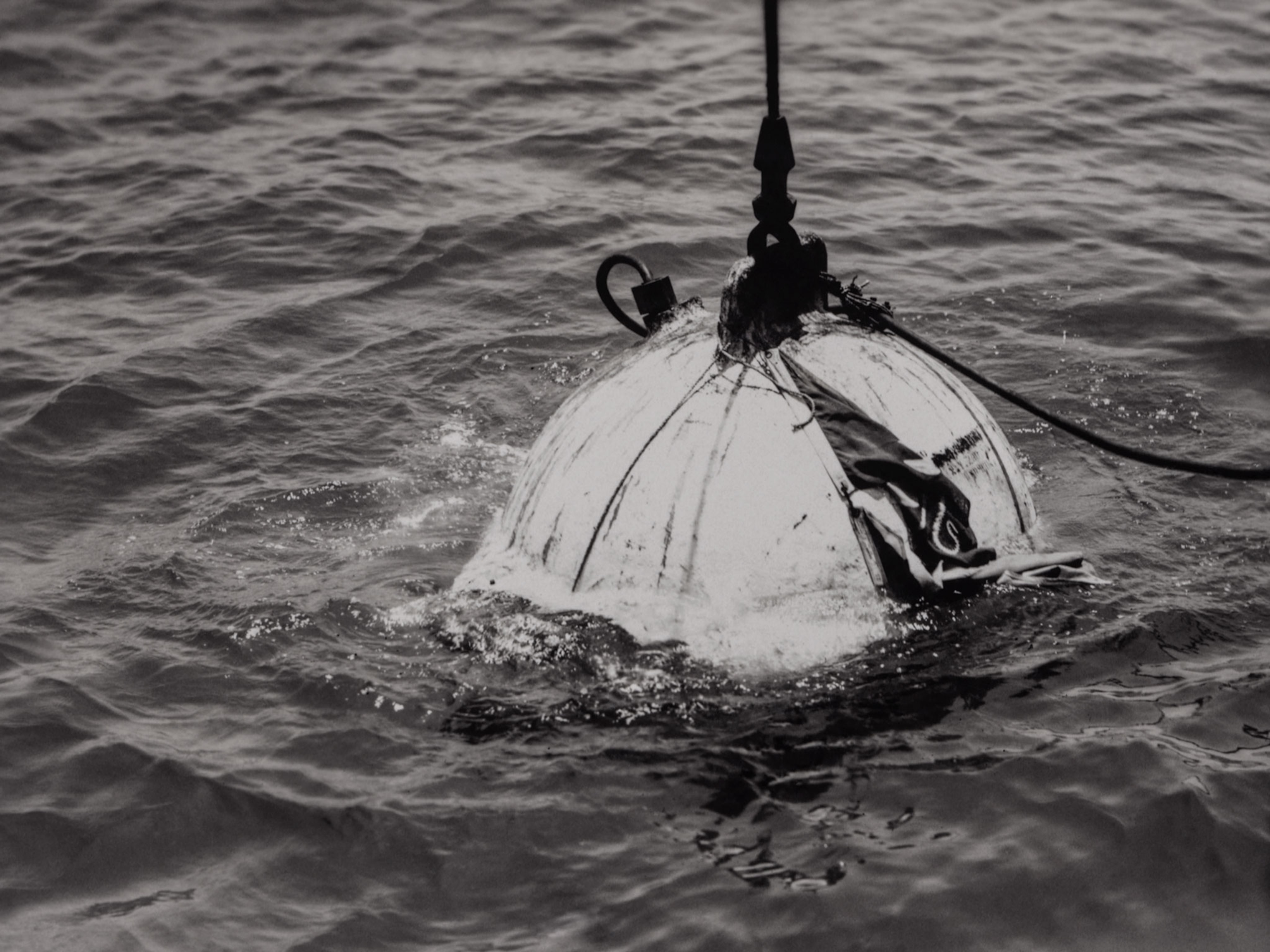 Bolted inside a steel sphere deep underwater, these explorers made history