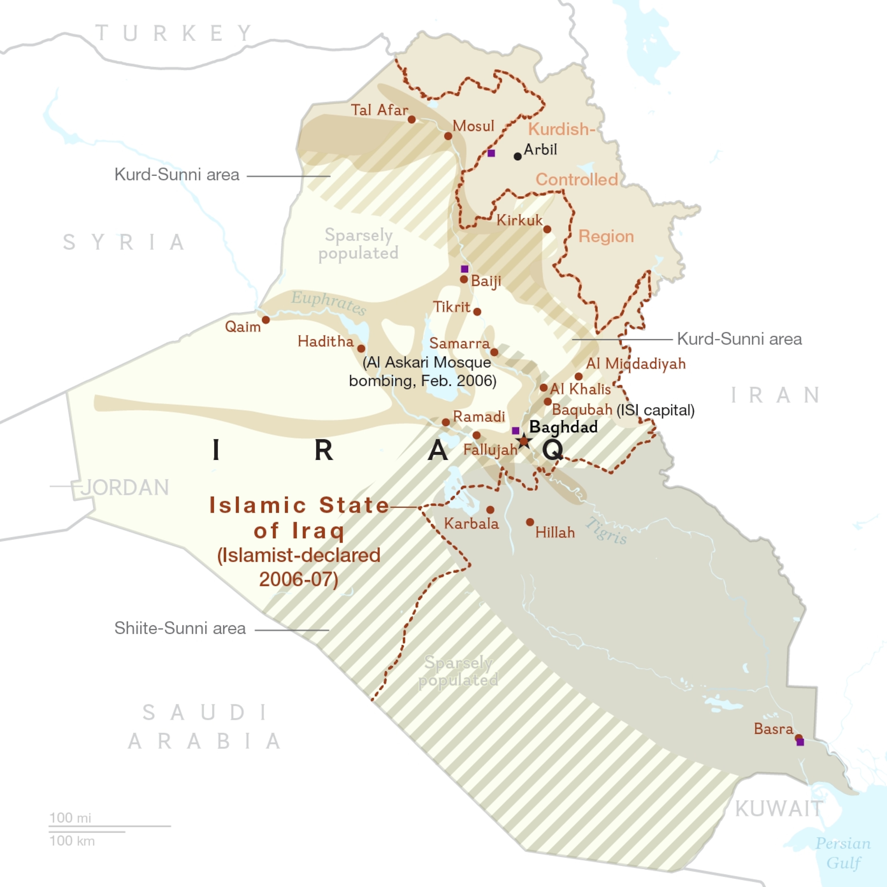 Iraq: 1,200 Years of Turbulent History in Five Maps