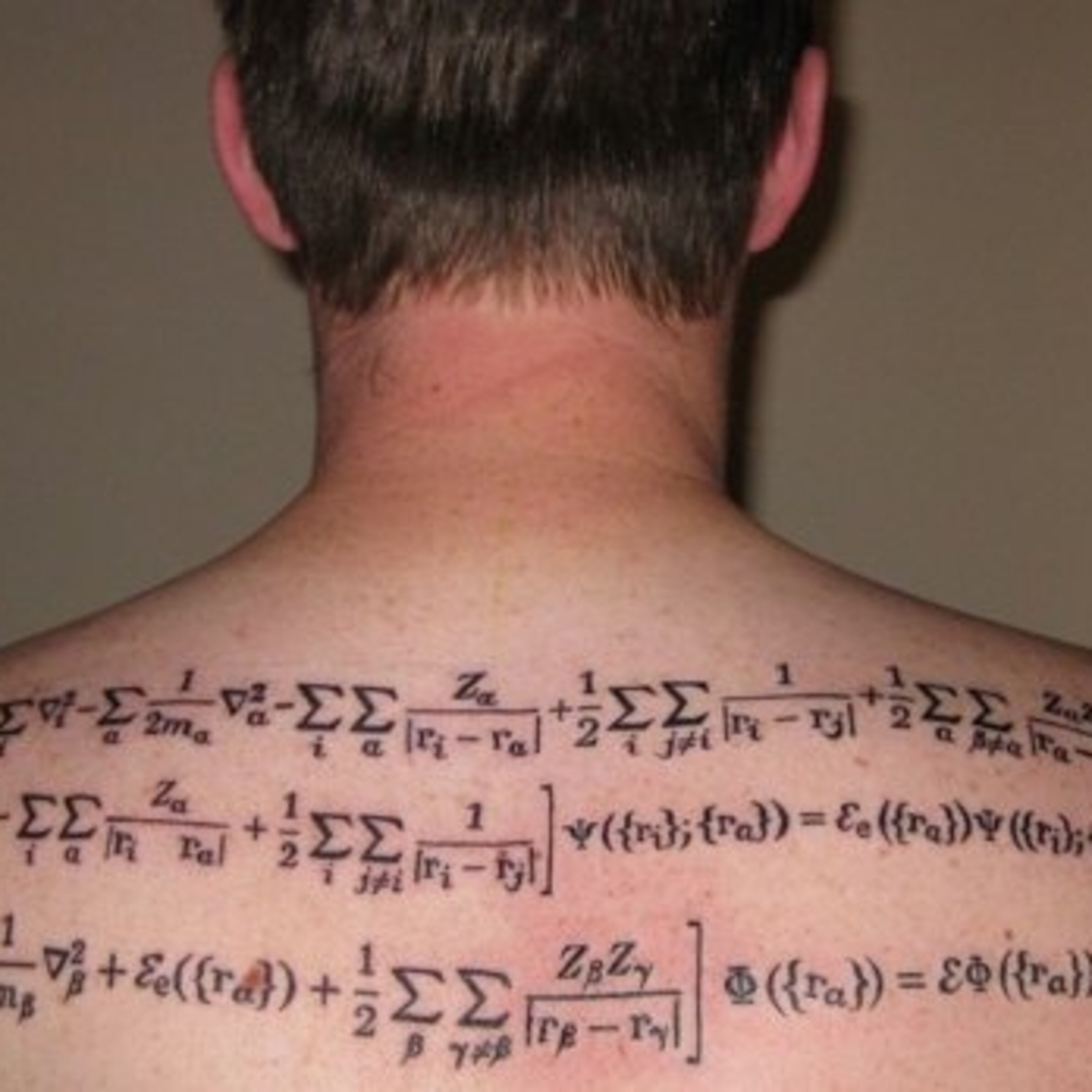 Math Formula Tattoos DailySTEM Chris Woods على X: "I Use Dry Erase