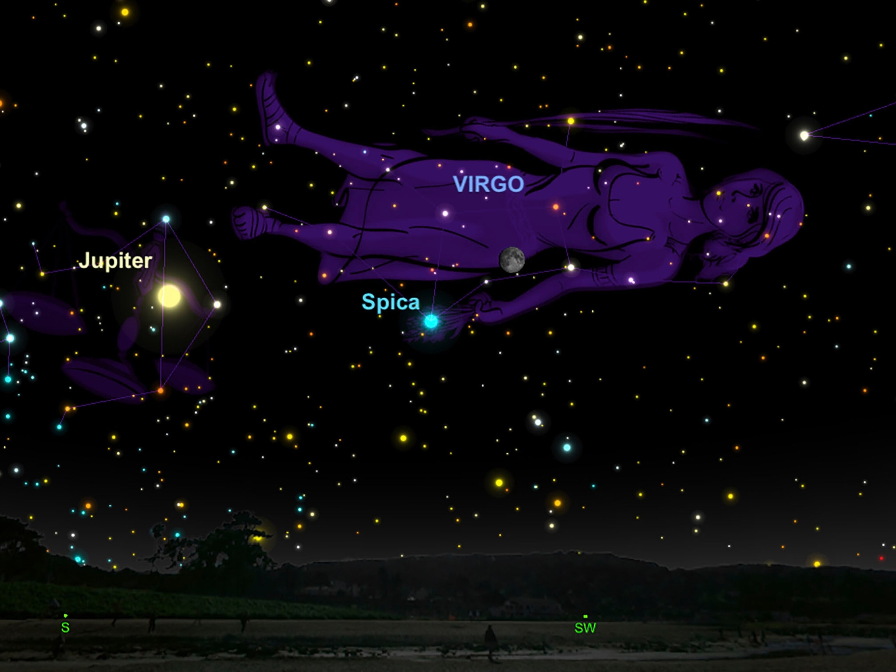 Spring Meteor Shower, and More Can't-Miss Sky Events in April