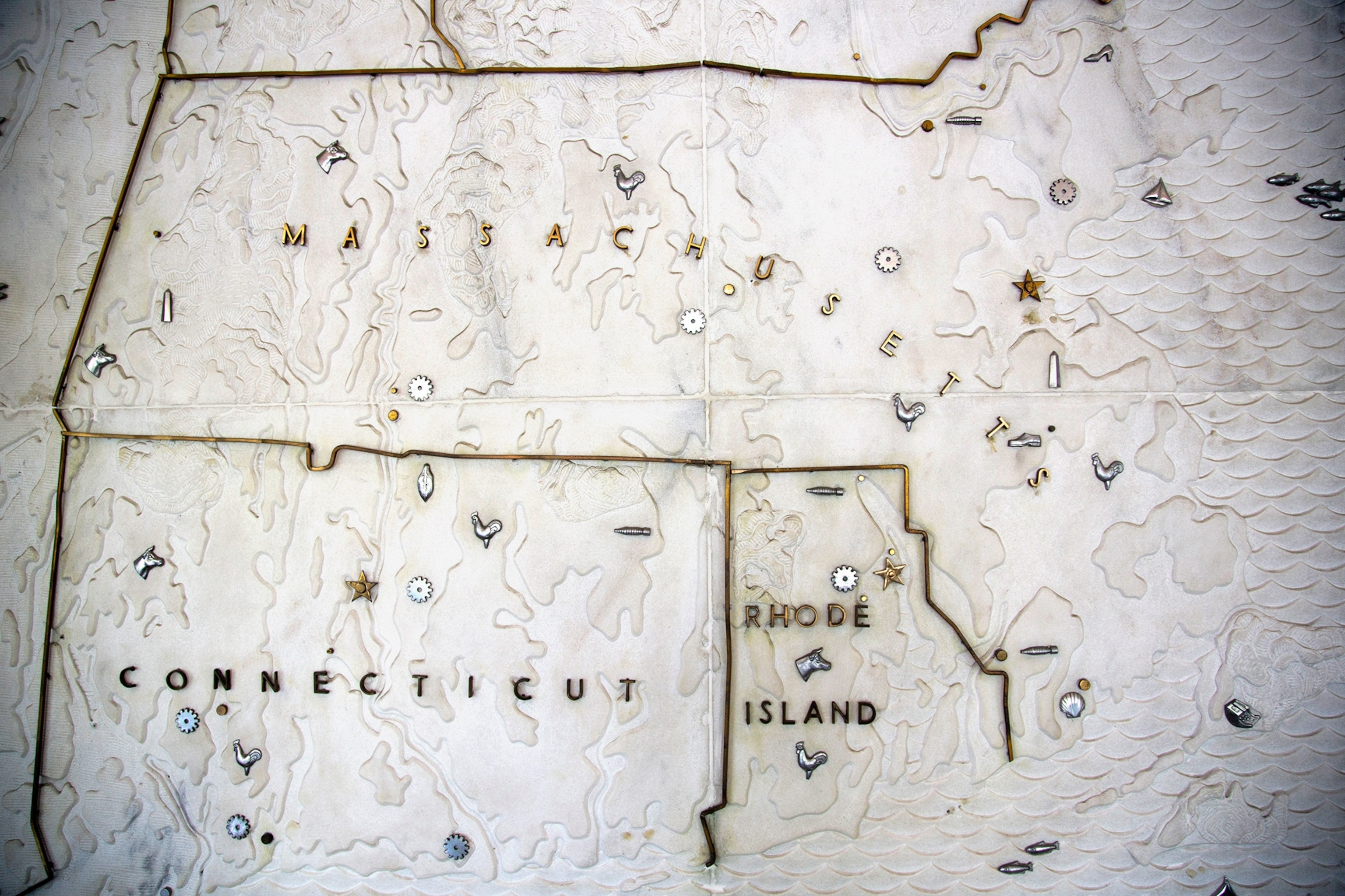 This Gigantic Marble Map of New England Needs a New Home