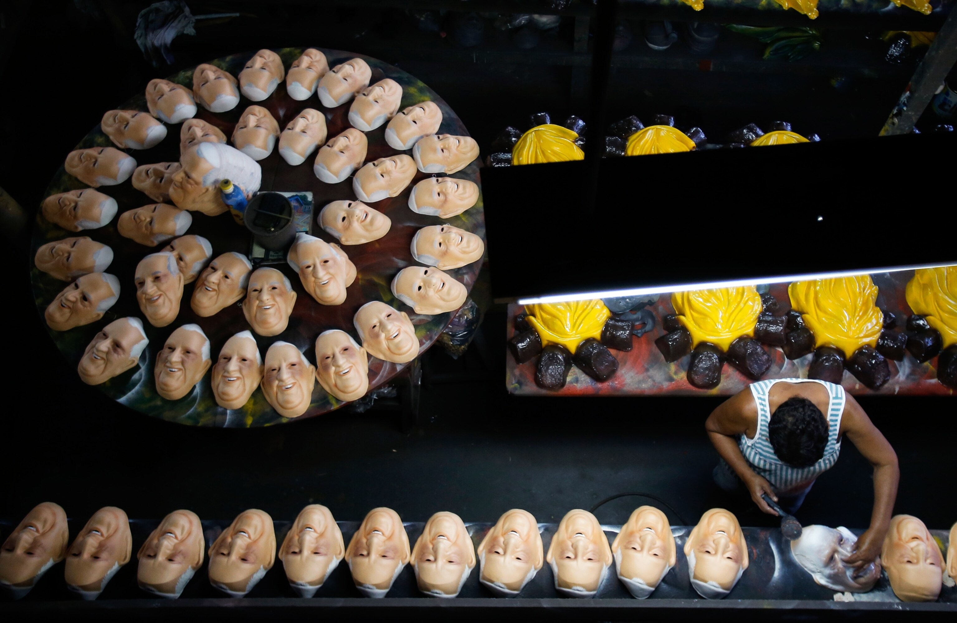 Picture We Love: Making Pope Francis Masks | National Geographic