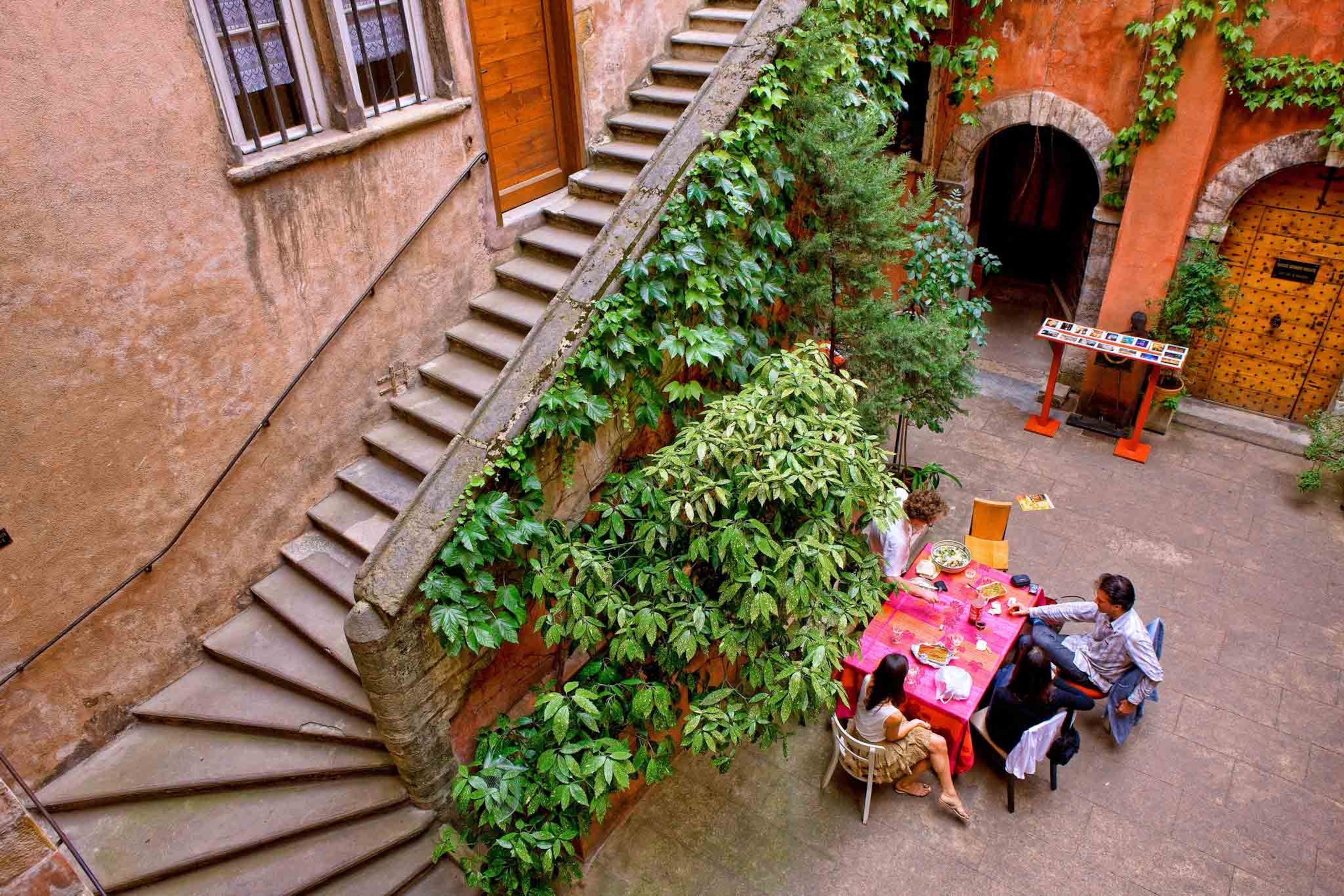 A labyrinth of corridors conceals a complicated past in Lyon