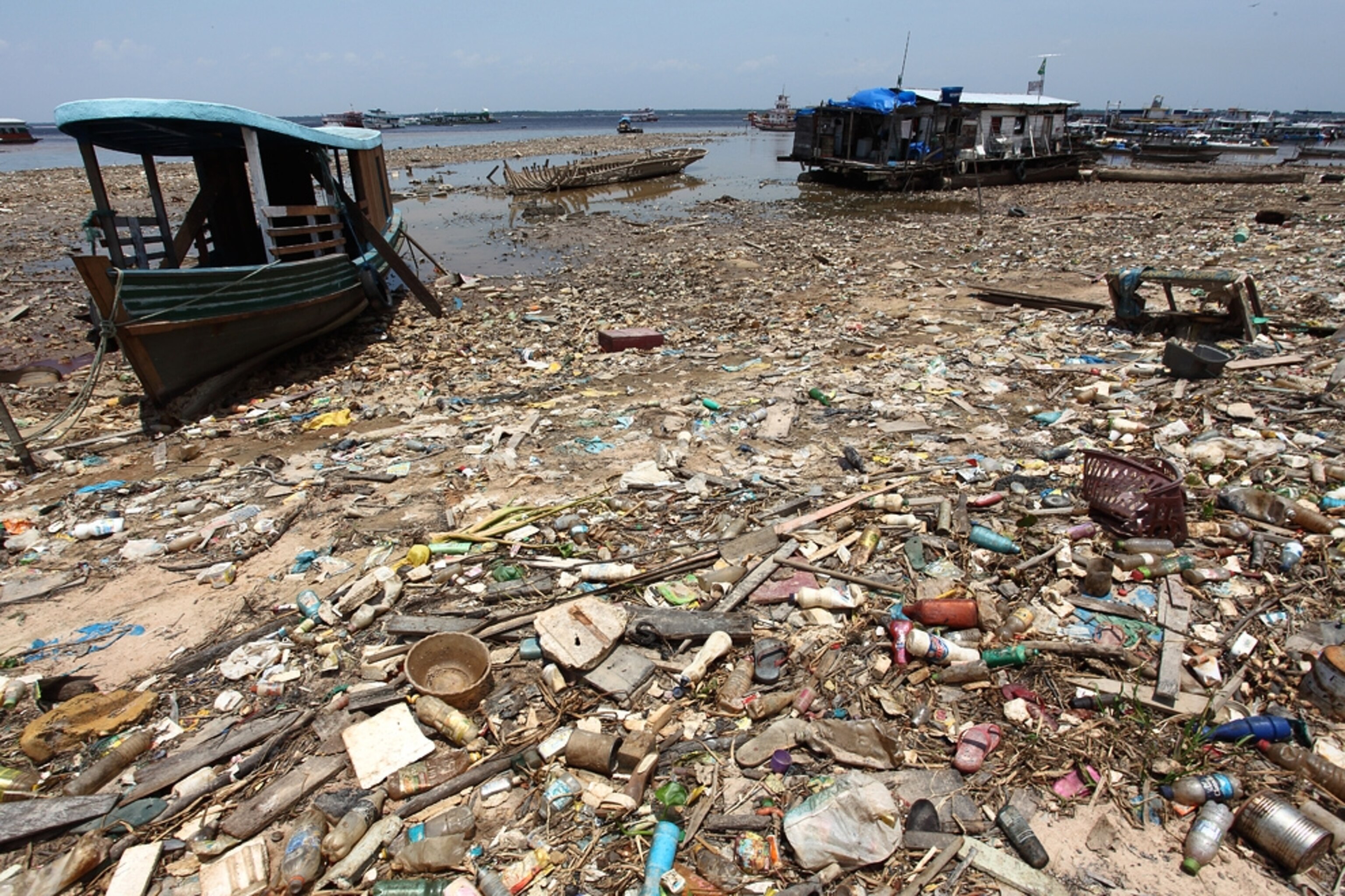 PHOTOS: "Alarming" Amazon Drought—River Hits New Low