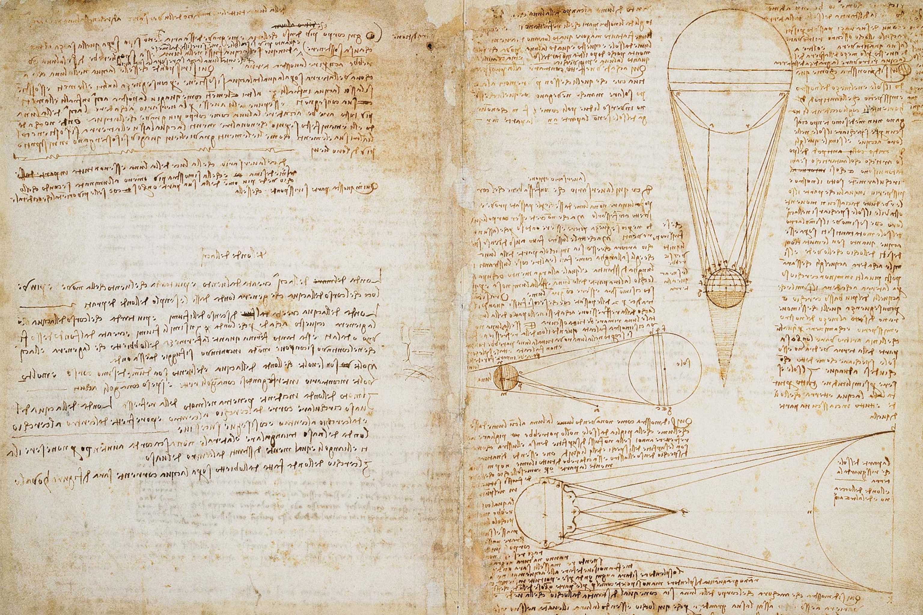 The window into Leonardo da Vinci's creativity? His sketchbooks