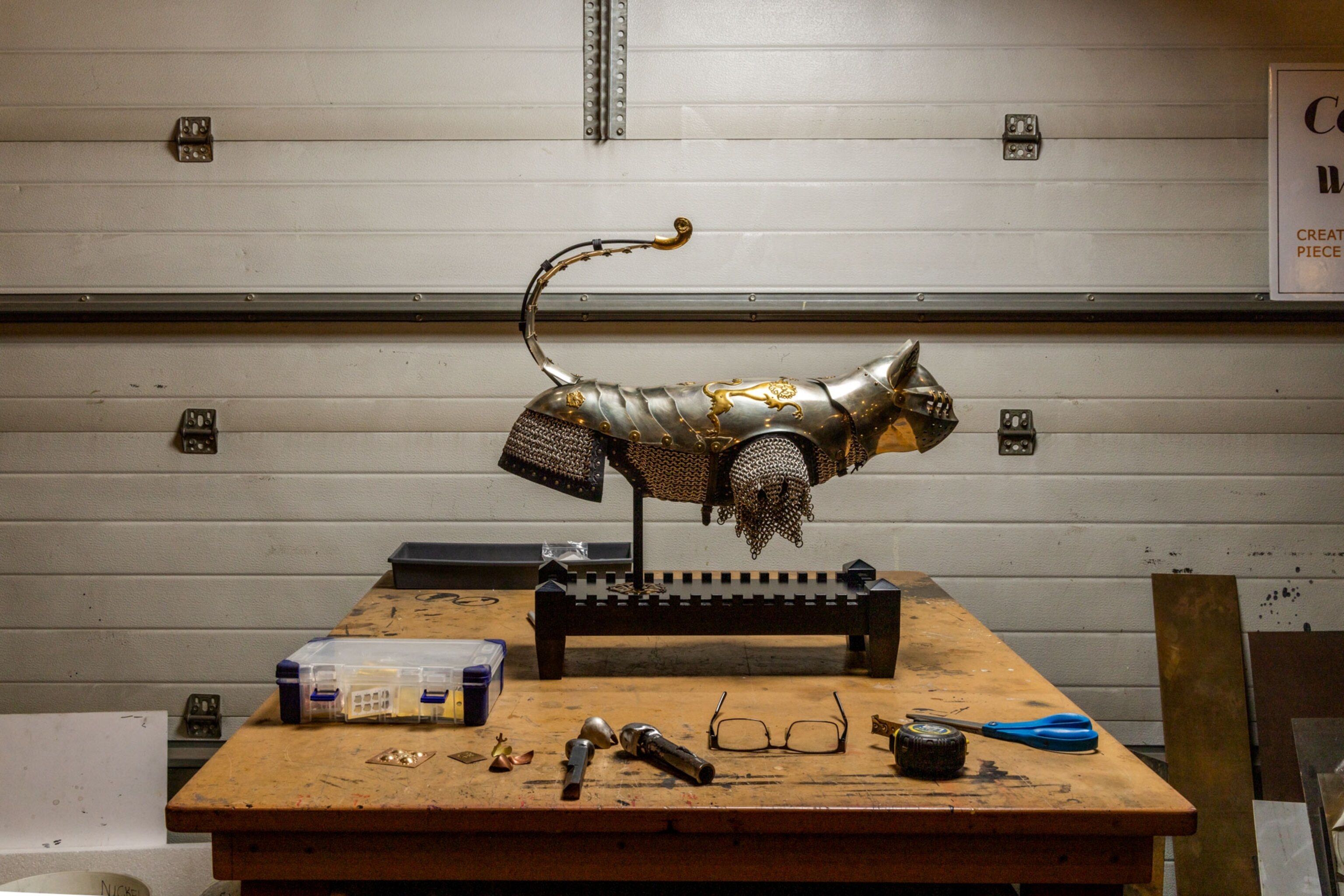 Meet the world’s first (and only) cat and mouse armorer