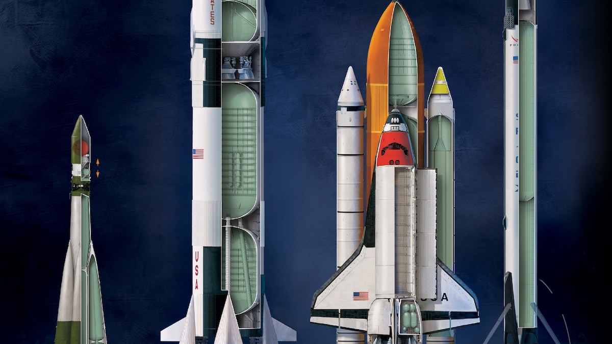 Graphic: 60 years of rockets flown by astronauts | National Geographic