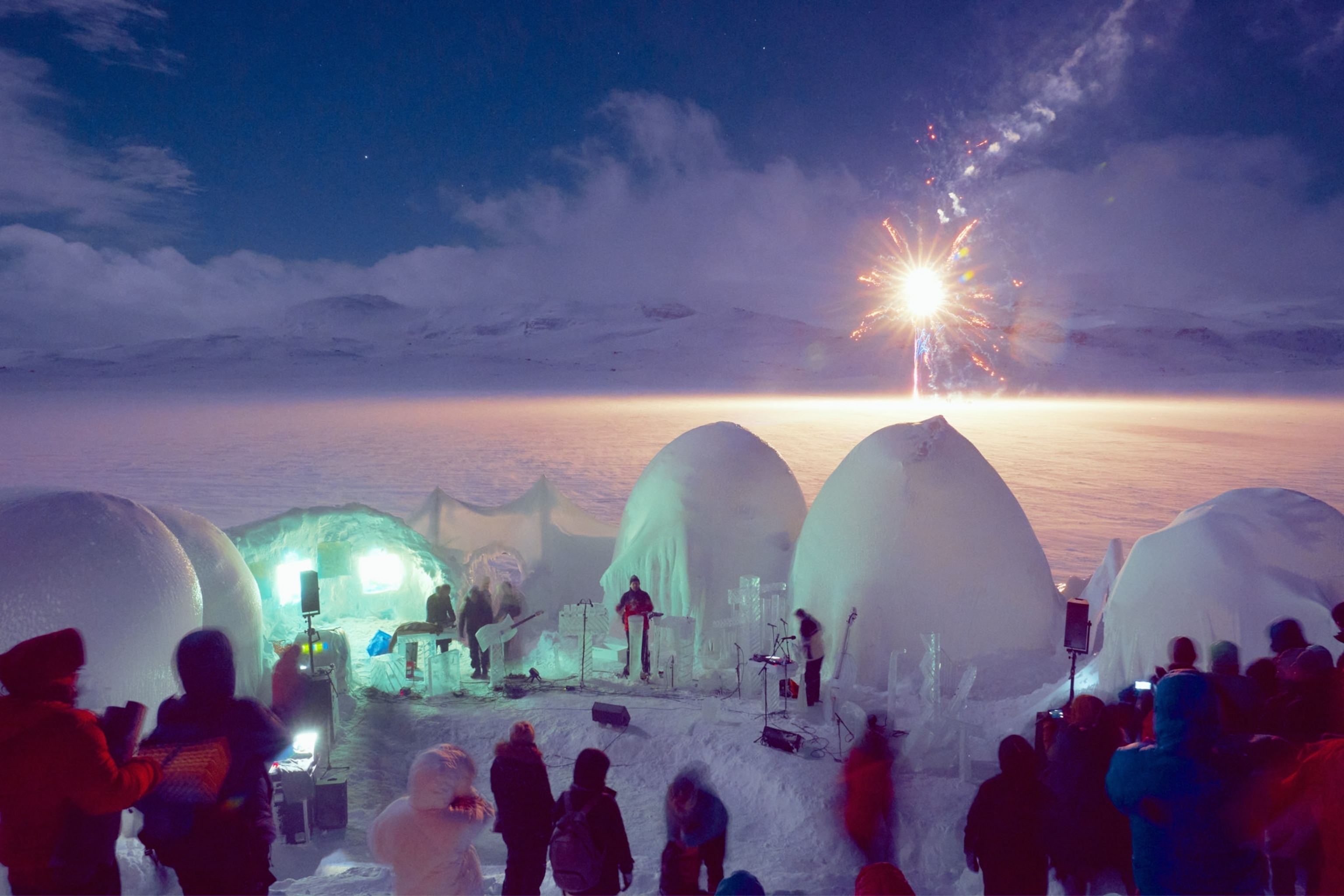 Playing it cool: these artists make music with ice