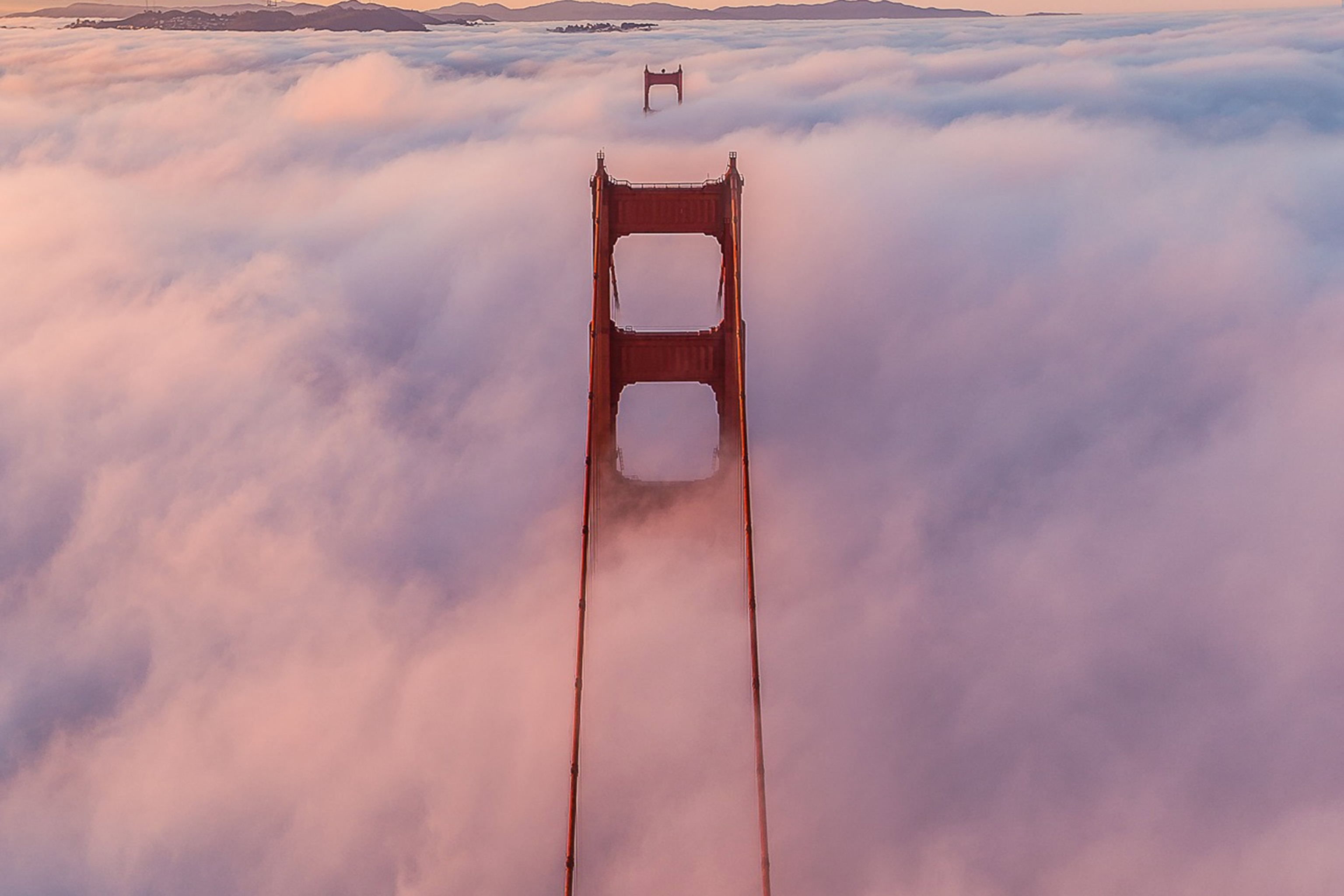 Golden Gate Bridge San Francisco Fog