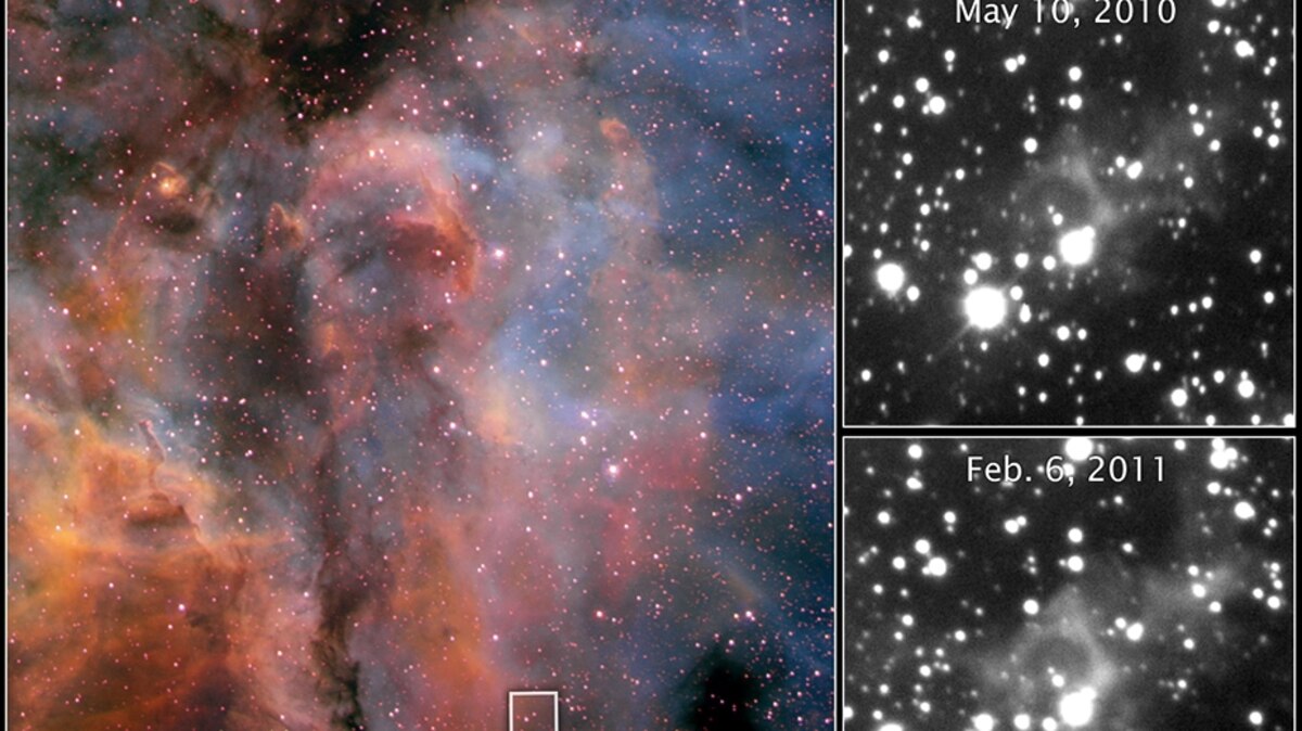 "Light Echoes" From Monster Star's Eruption Found—A First | National ...