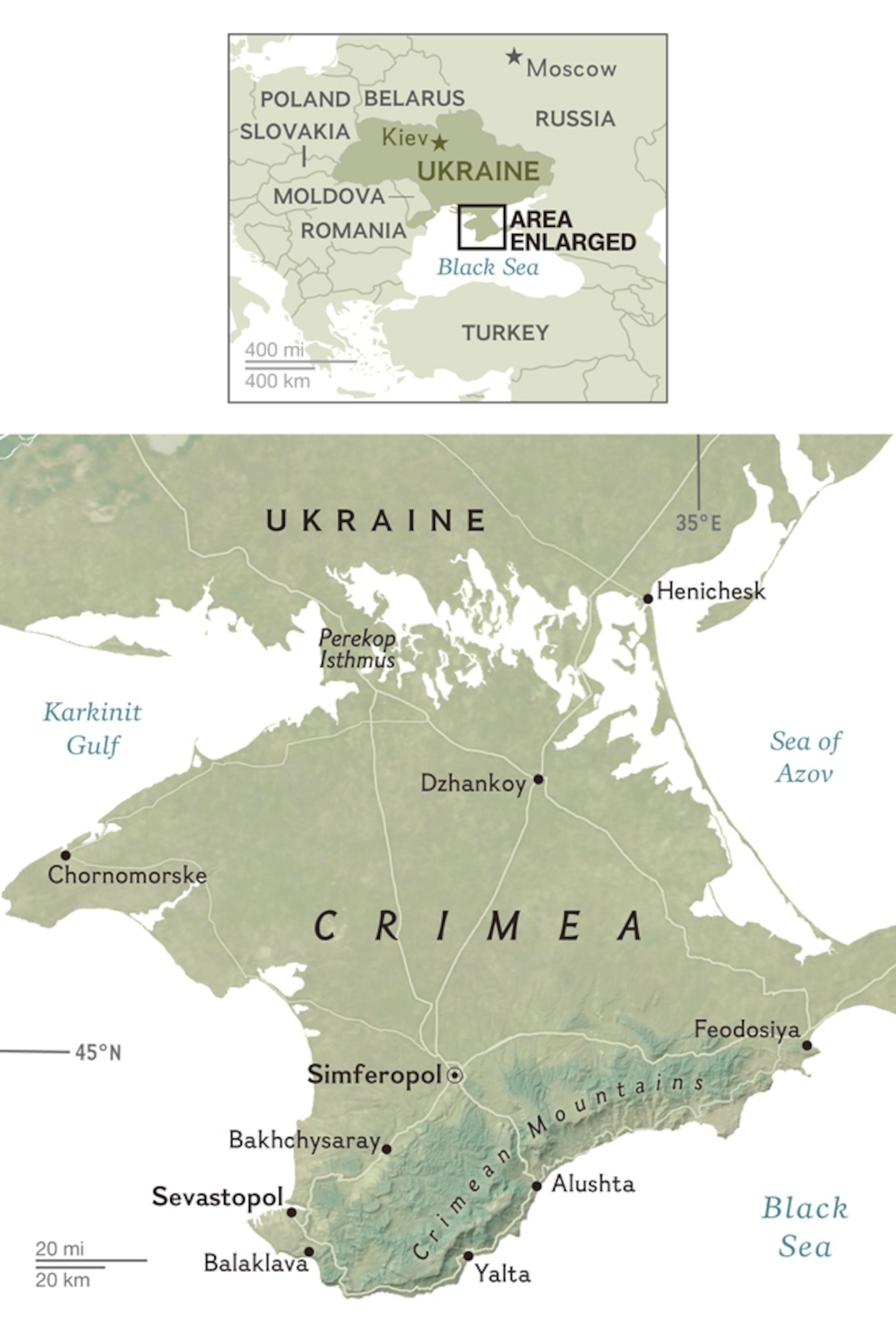 Crimean Peninsula Map