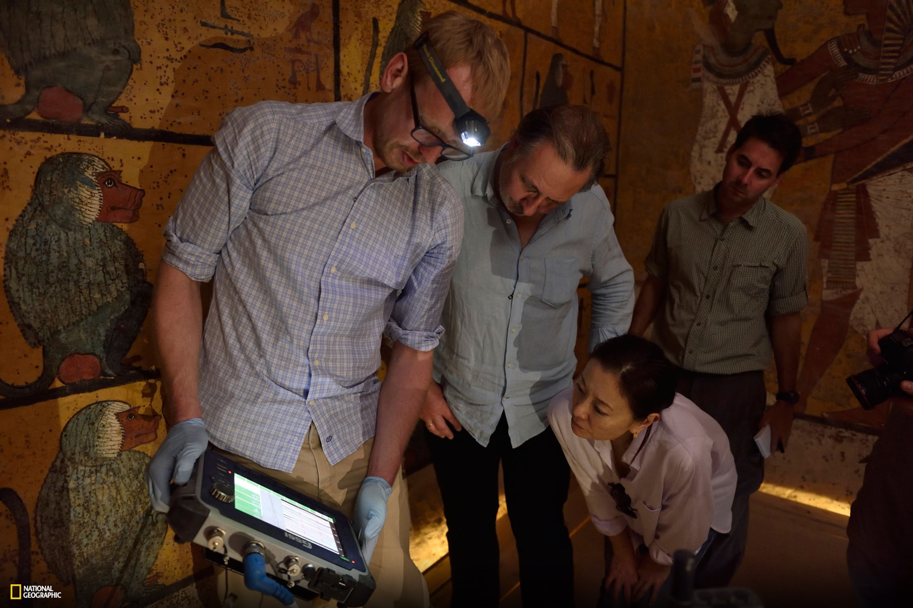 Exclusive Pictures From Inside the Scan of King Tut's Tomb