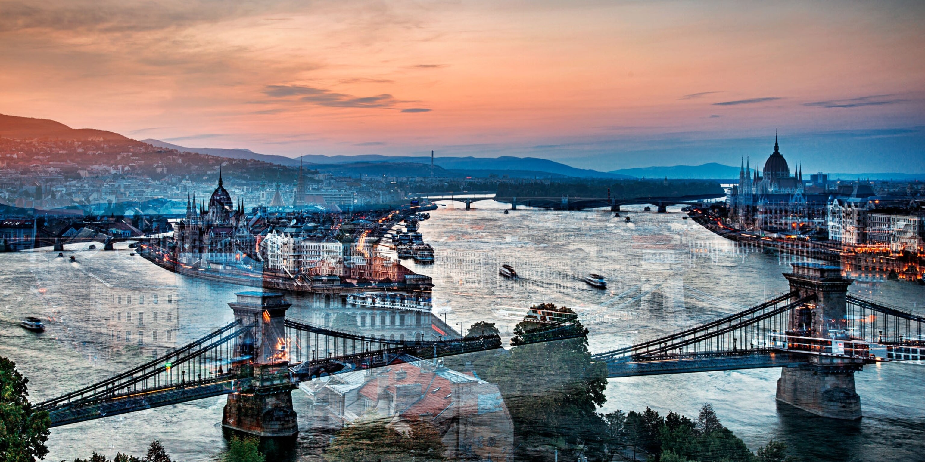 Nicolas Ruel takes pictures of cities in a single eight-second exposure