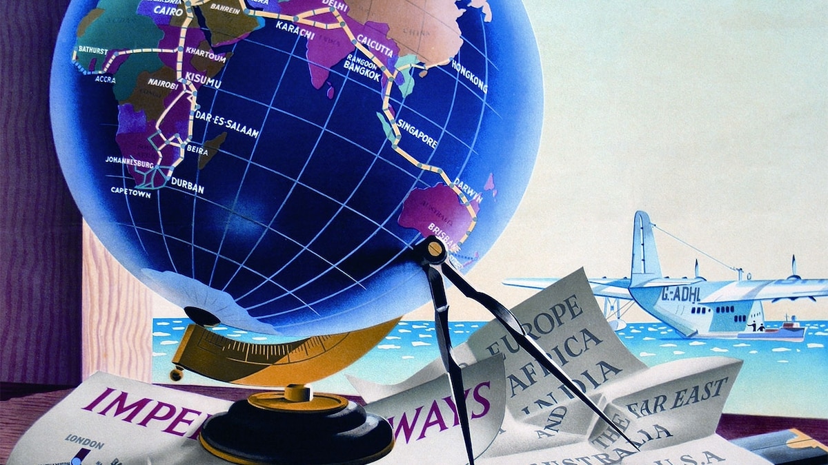 Vintage Maps Rekindle the Romance of Early Air Travel | National Geographic