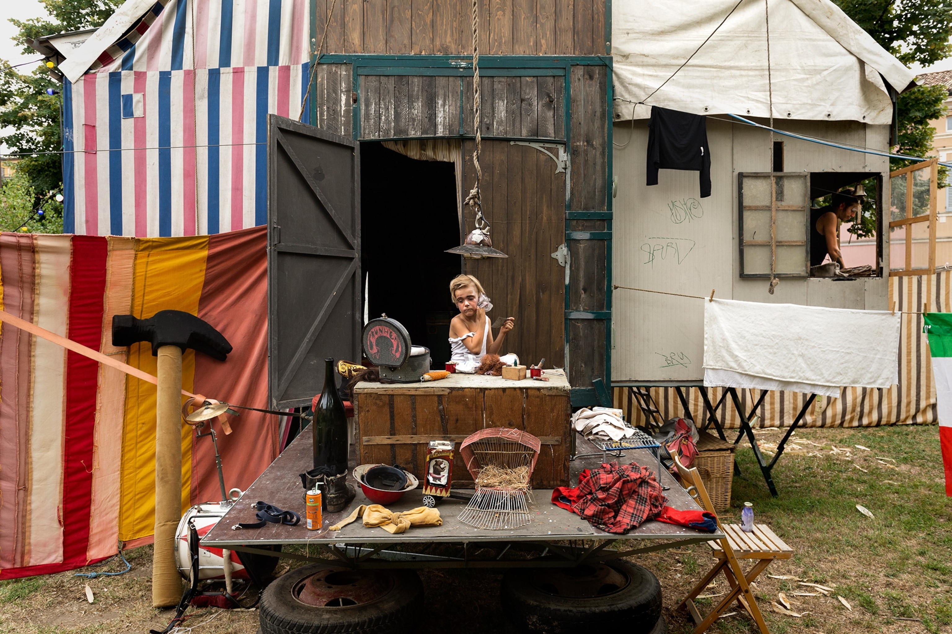 Photos of Traveling Family Circuses in Europe