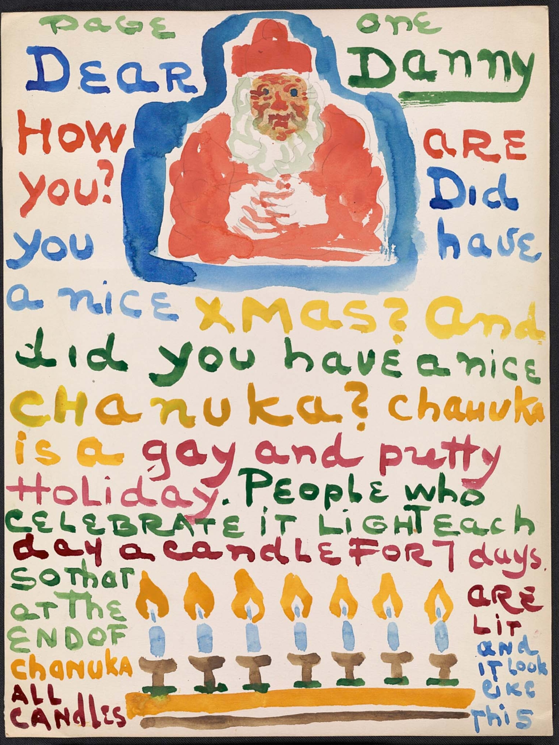 Christmas Cards Created by 20th-century artists