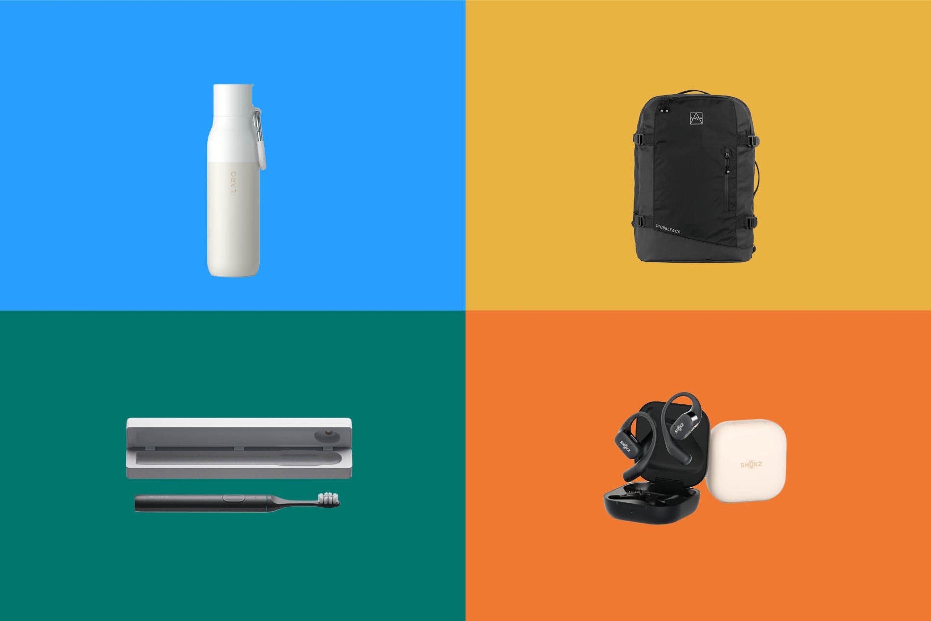 Overnight essentials, from space-saving organisers to sophisticated gadgets