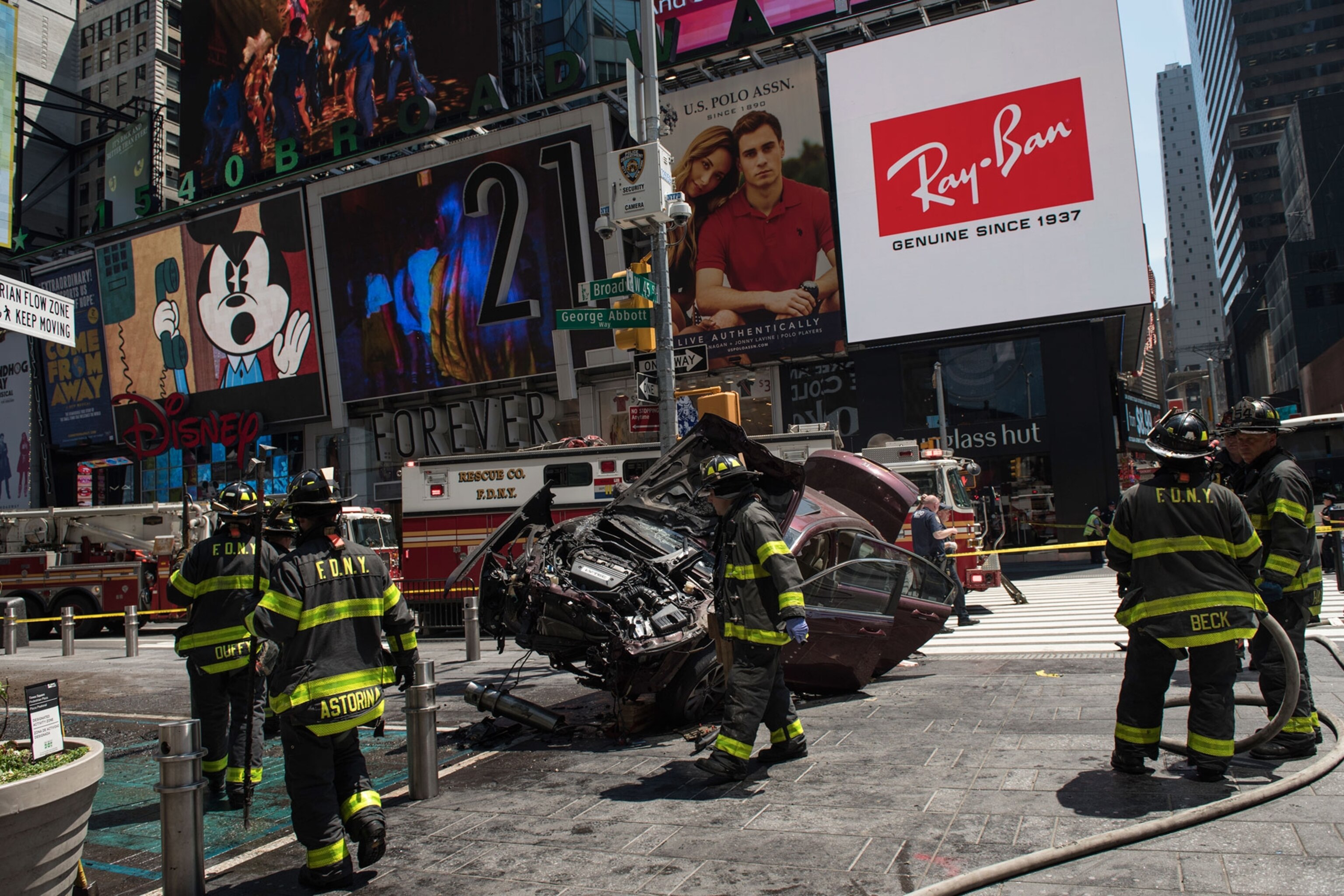 Up Close With the Times Square Car Crash's First Responders