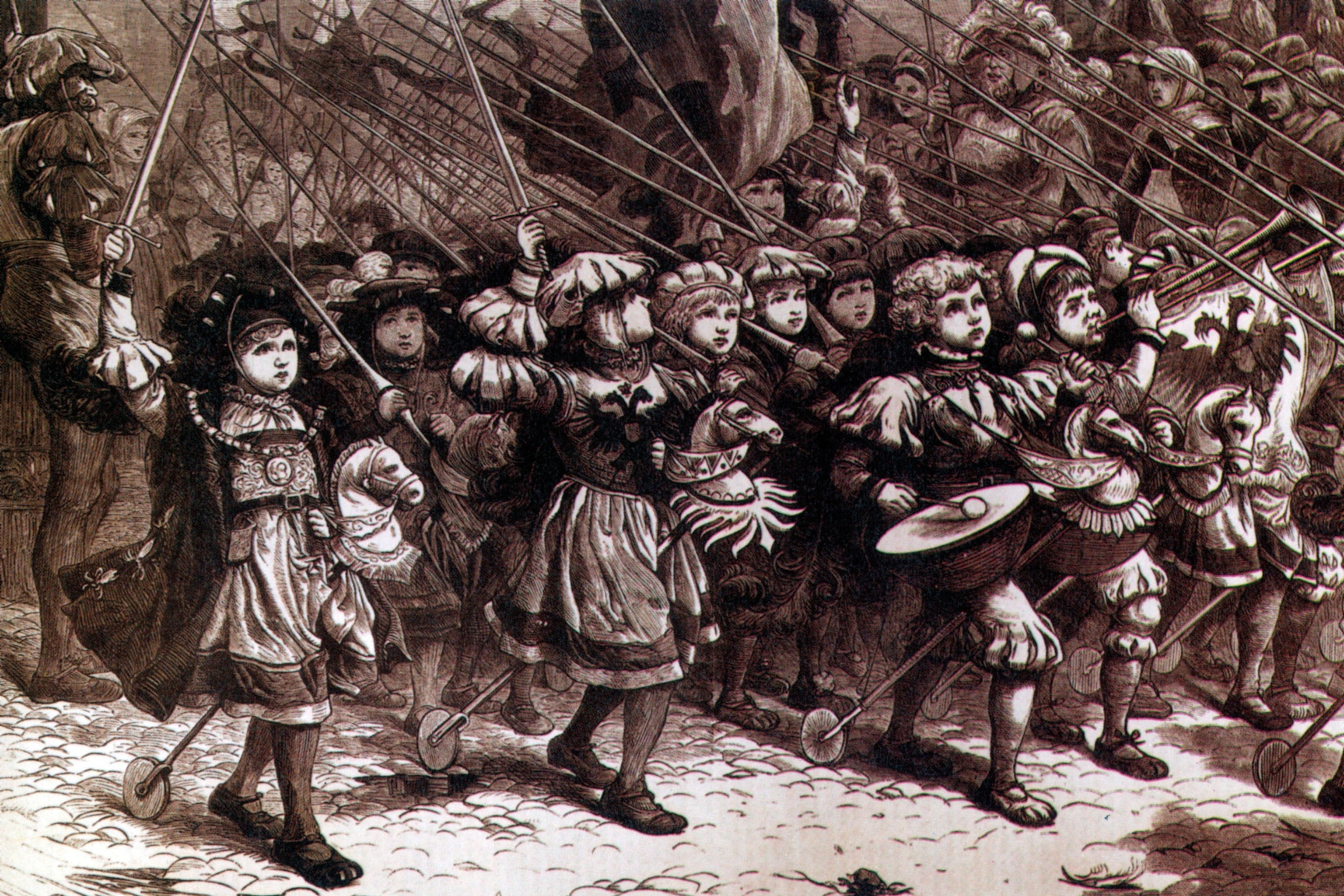 The Children's Crusade set out for the Holy Land in 1212. It never arrived.