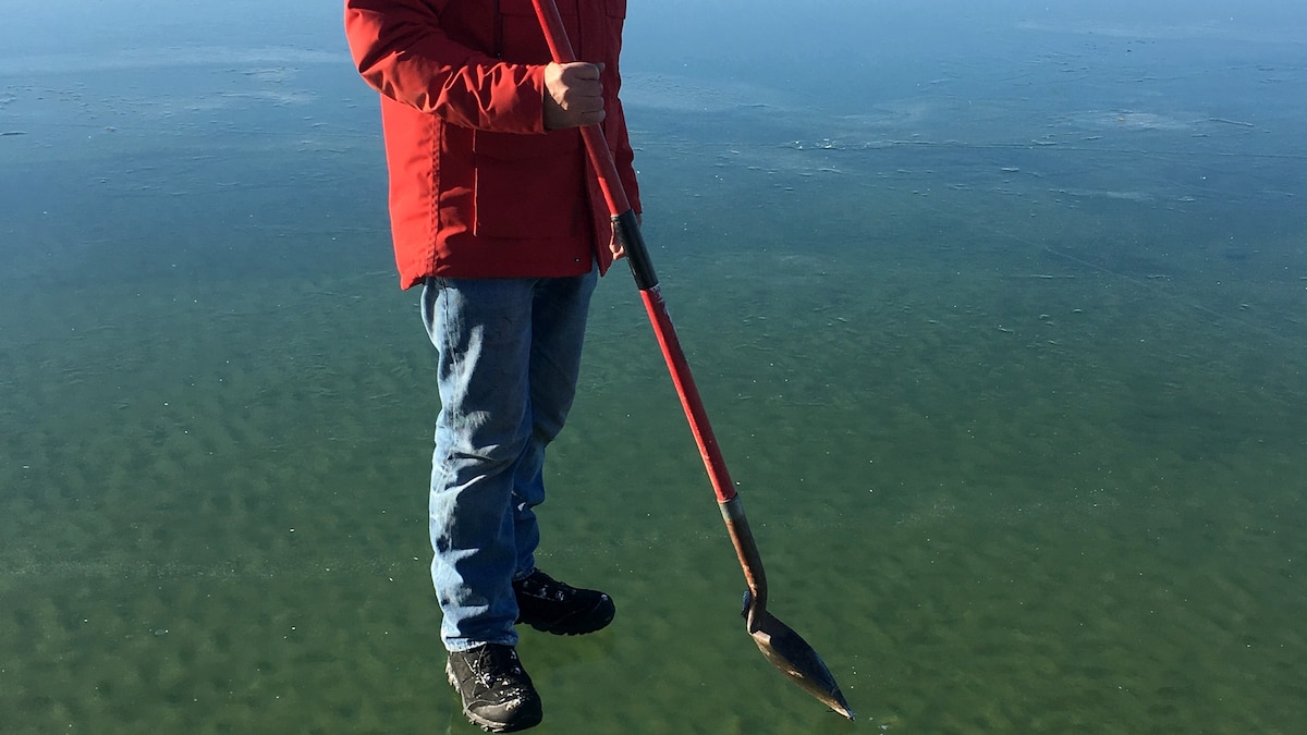 Man Seems to Walk on Water in Viral Photo of Frozen Michigan Lake ...