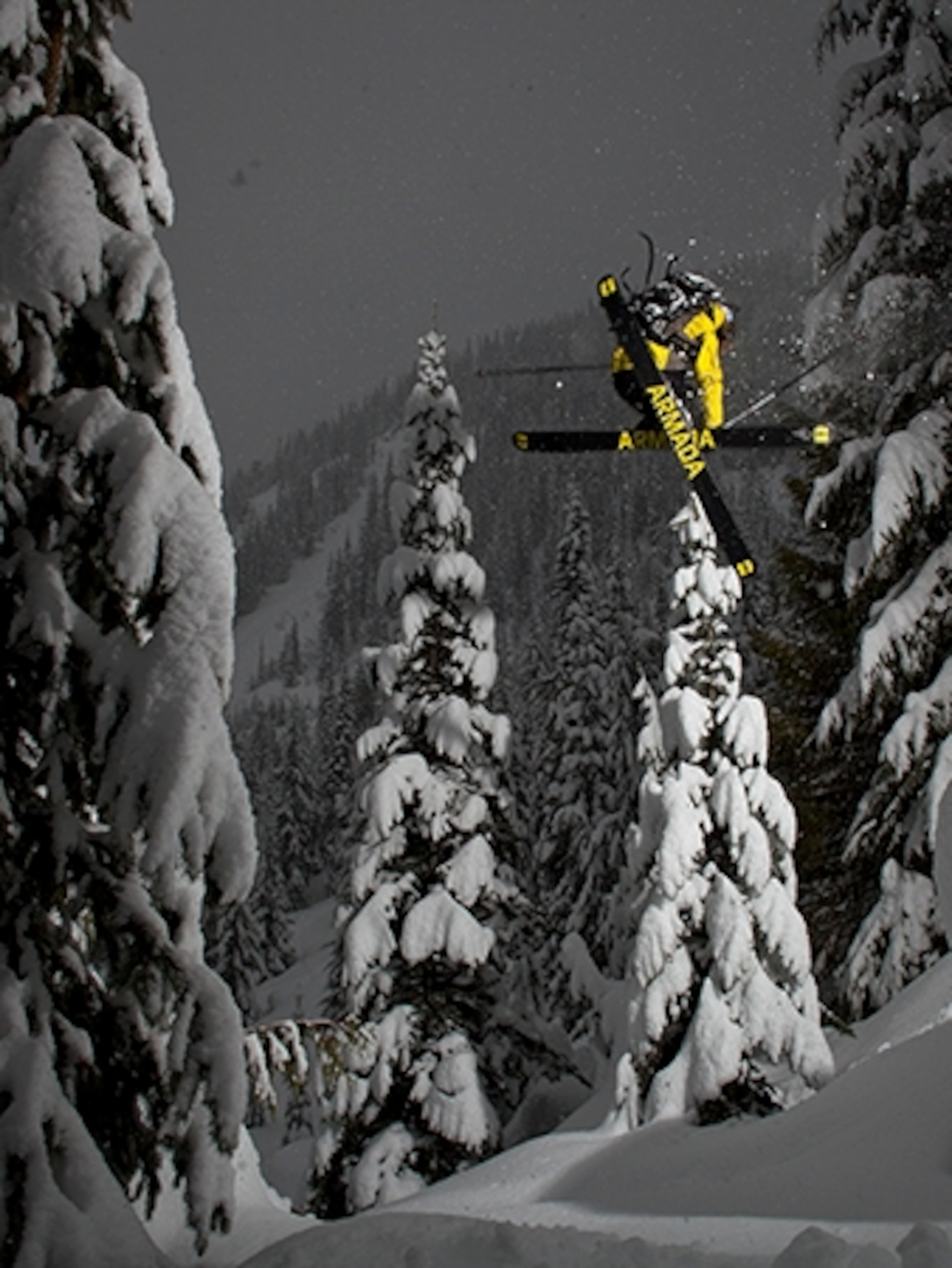 Armada Skiing Wallpaper