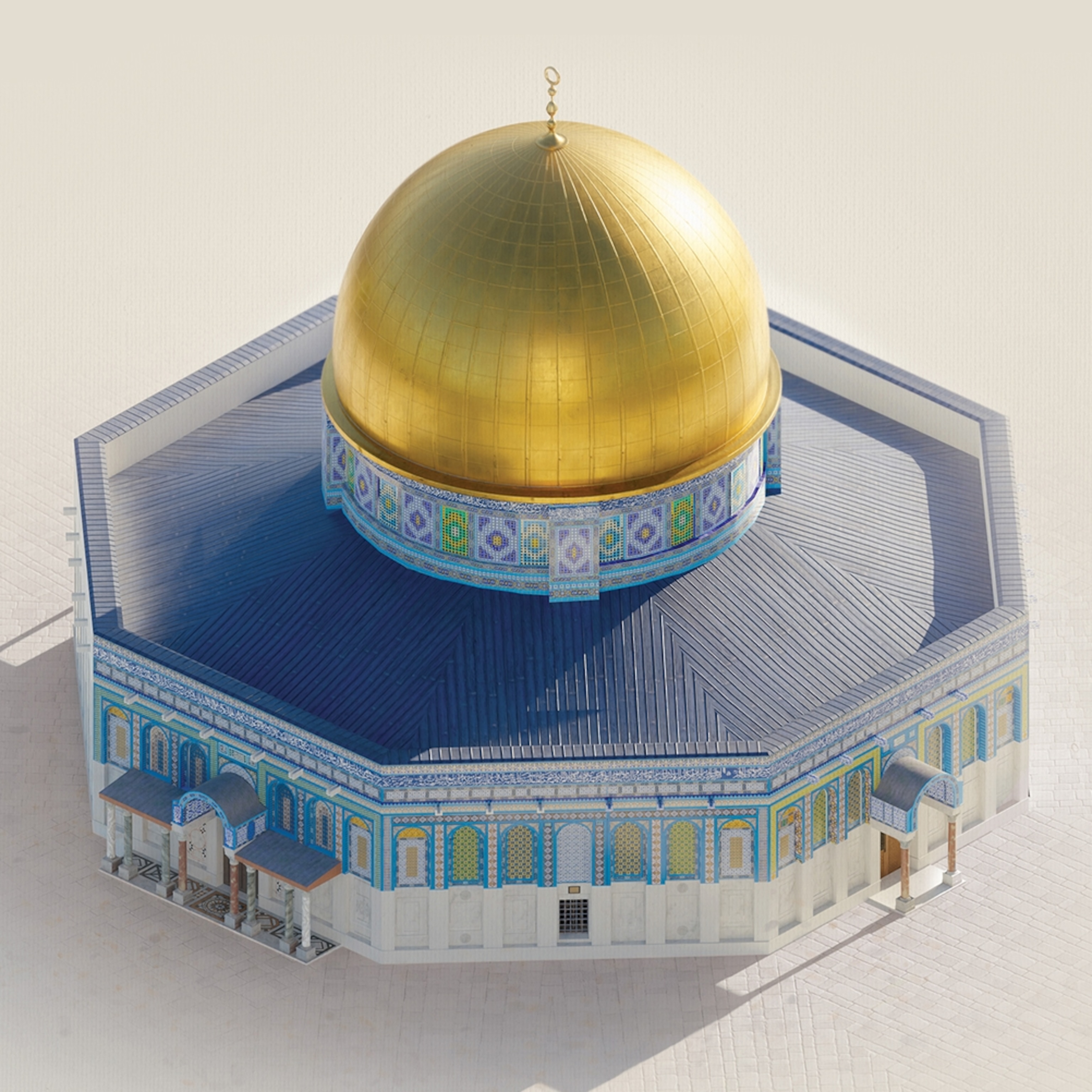 Dome Of The Rock Section
