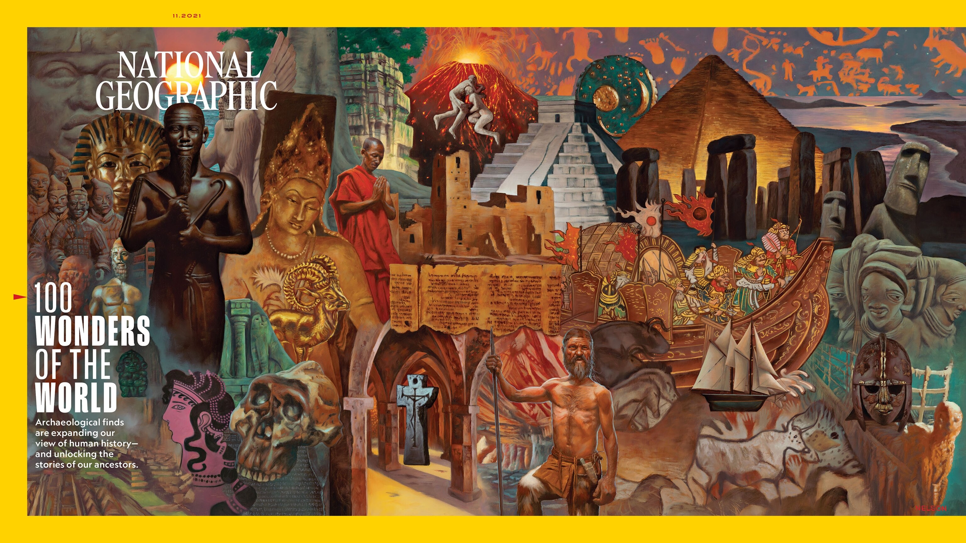 How this artist created 1 stunning work of art, from 200 years of ...