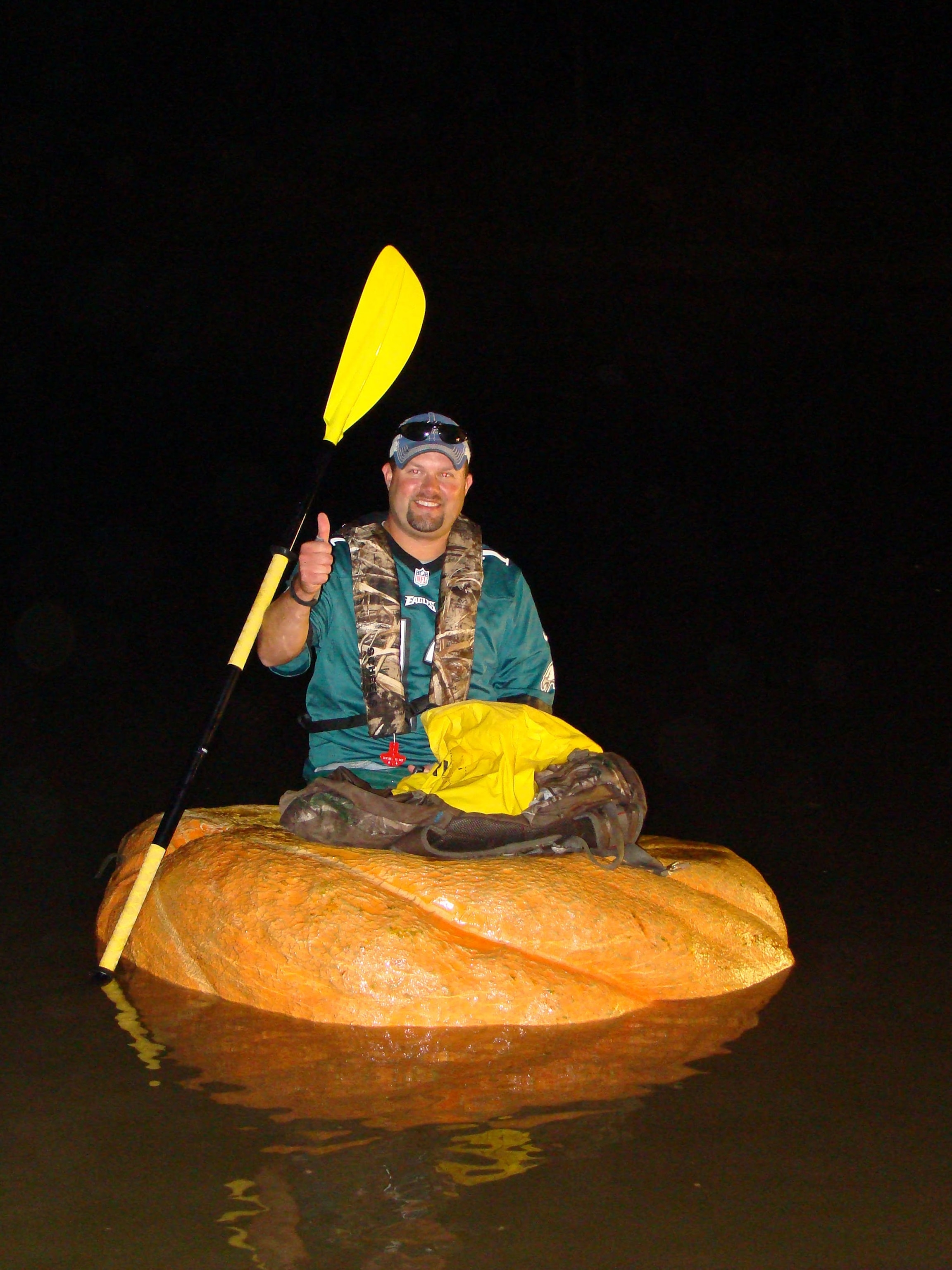 How Far Could You Paddle in a Pumpkin?