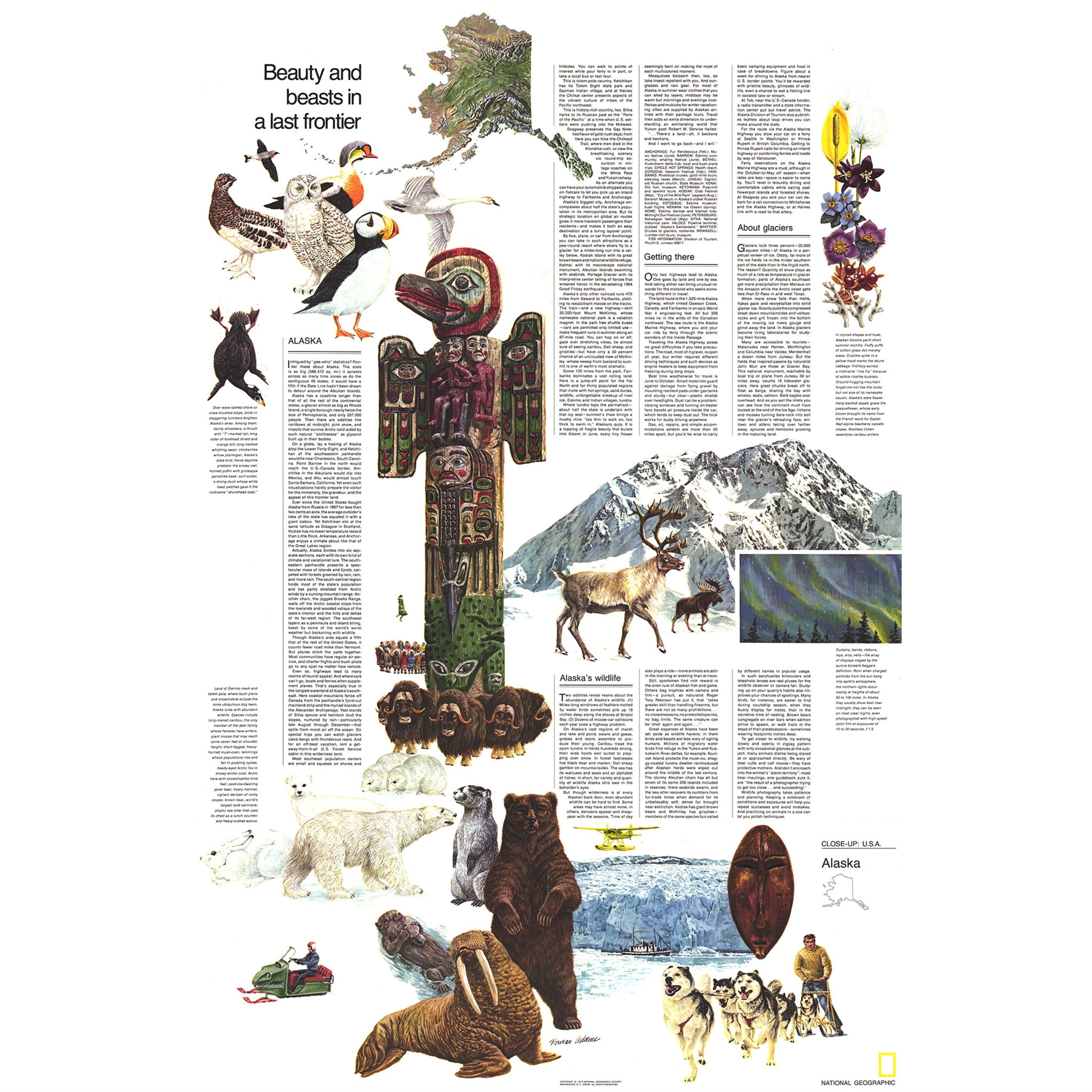 Explore 100 Years of National Geographic Pull-Out Maps