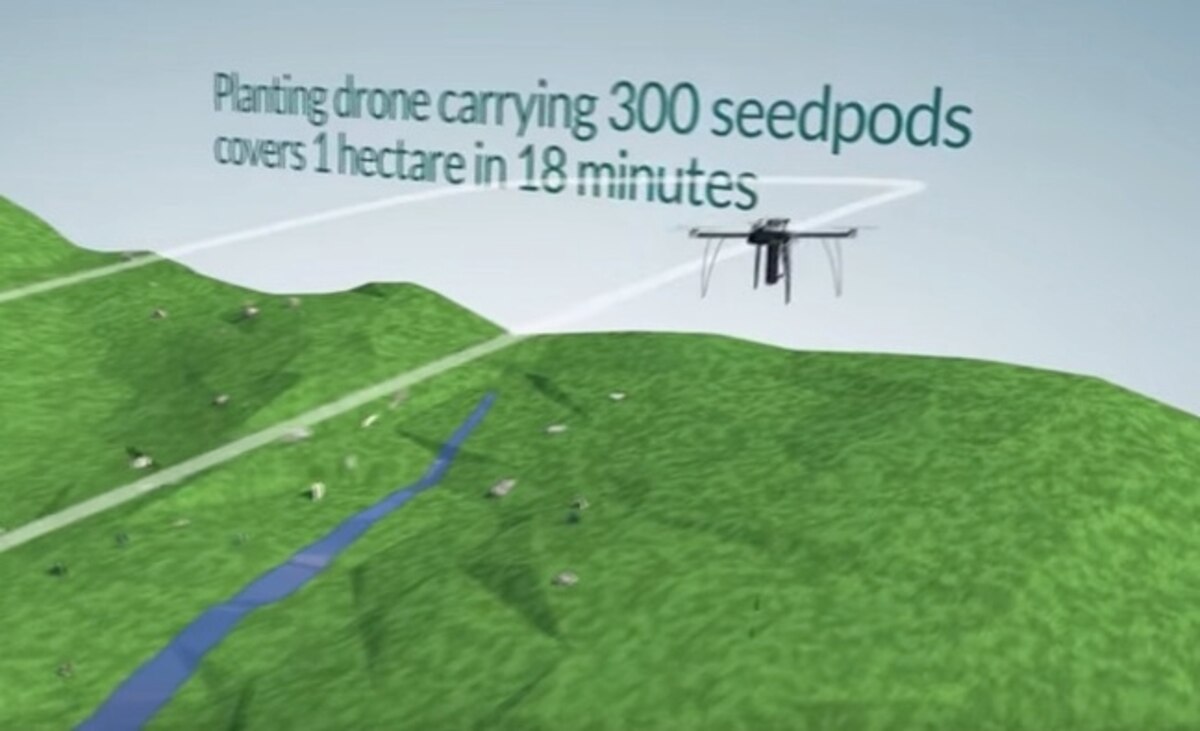 Drones Spray Tree Seeds From the Sky to Fight Deforestation