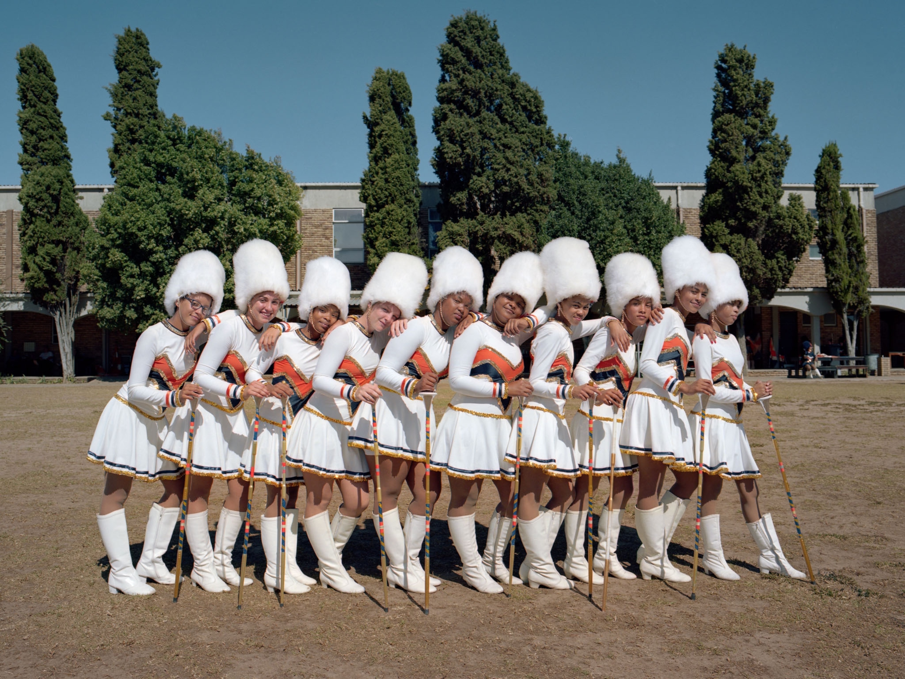 The drum majorettes of South Africa can outwork you