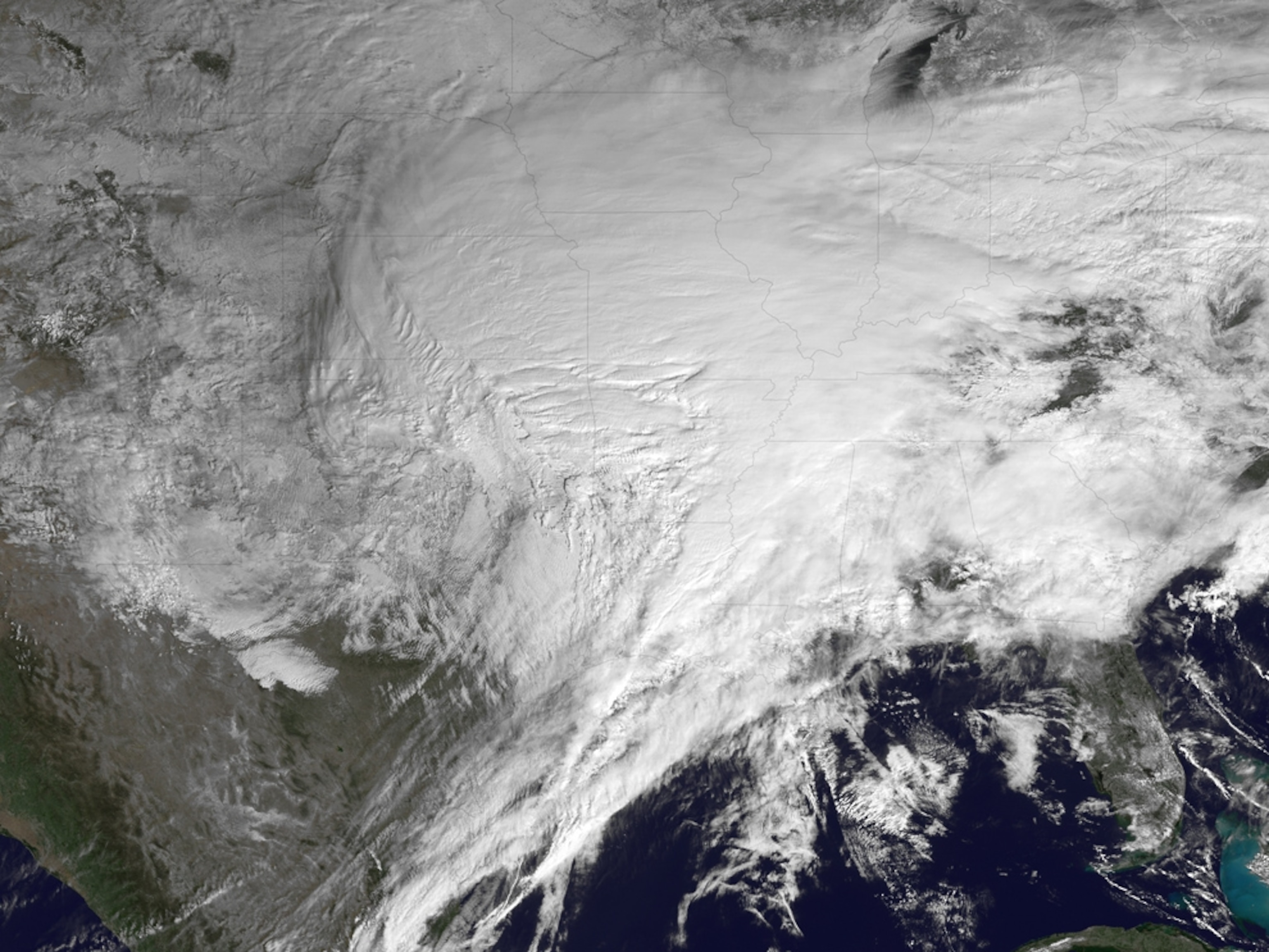 "Killer" Winter Storm Seen From Space; U.S. Blanketed | National Geographic