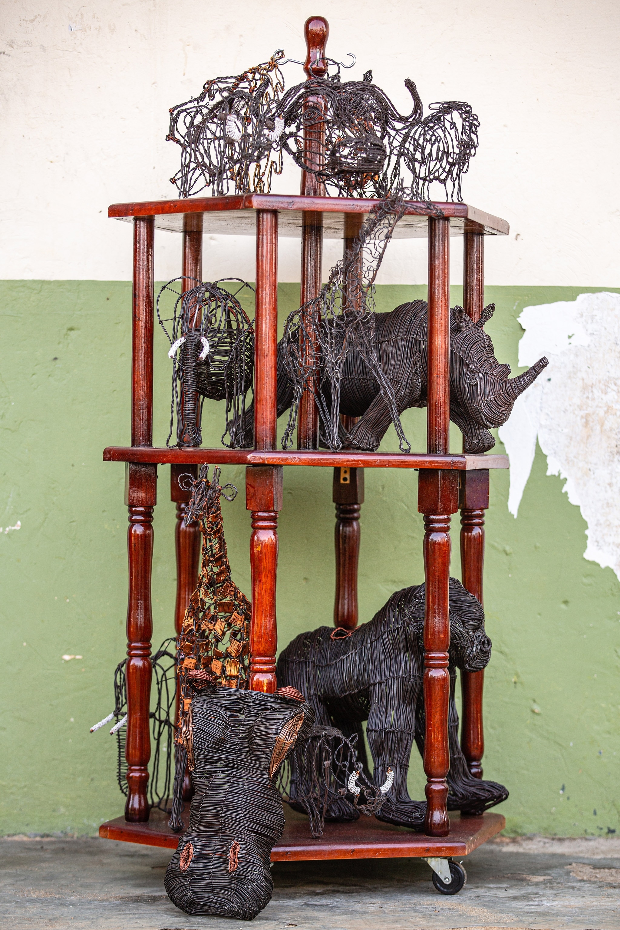These traps once snared Uganda's wildlife. Now they're art