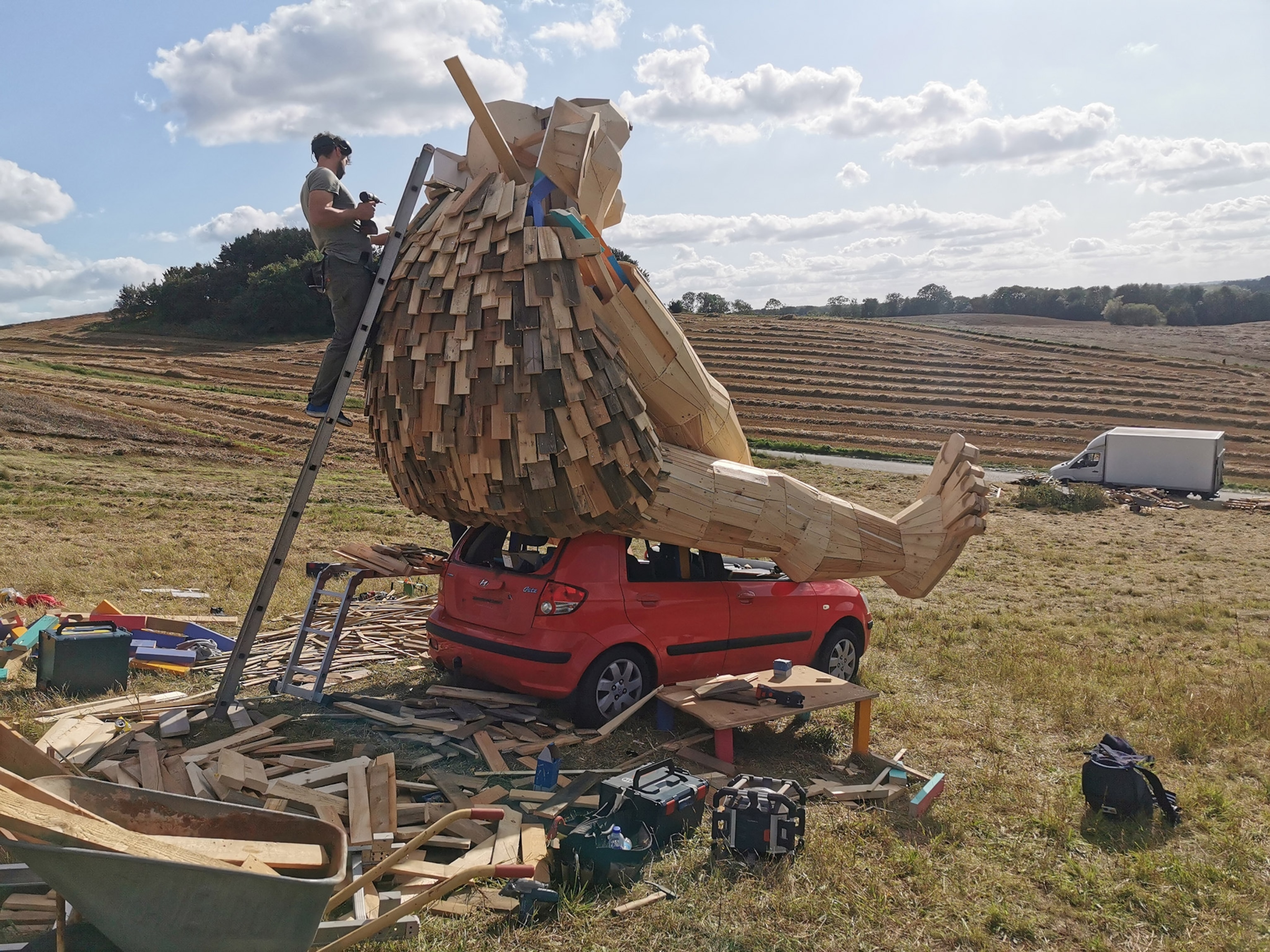 This Danish artist makes trash into trolls