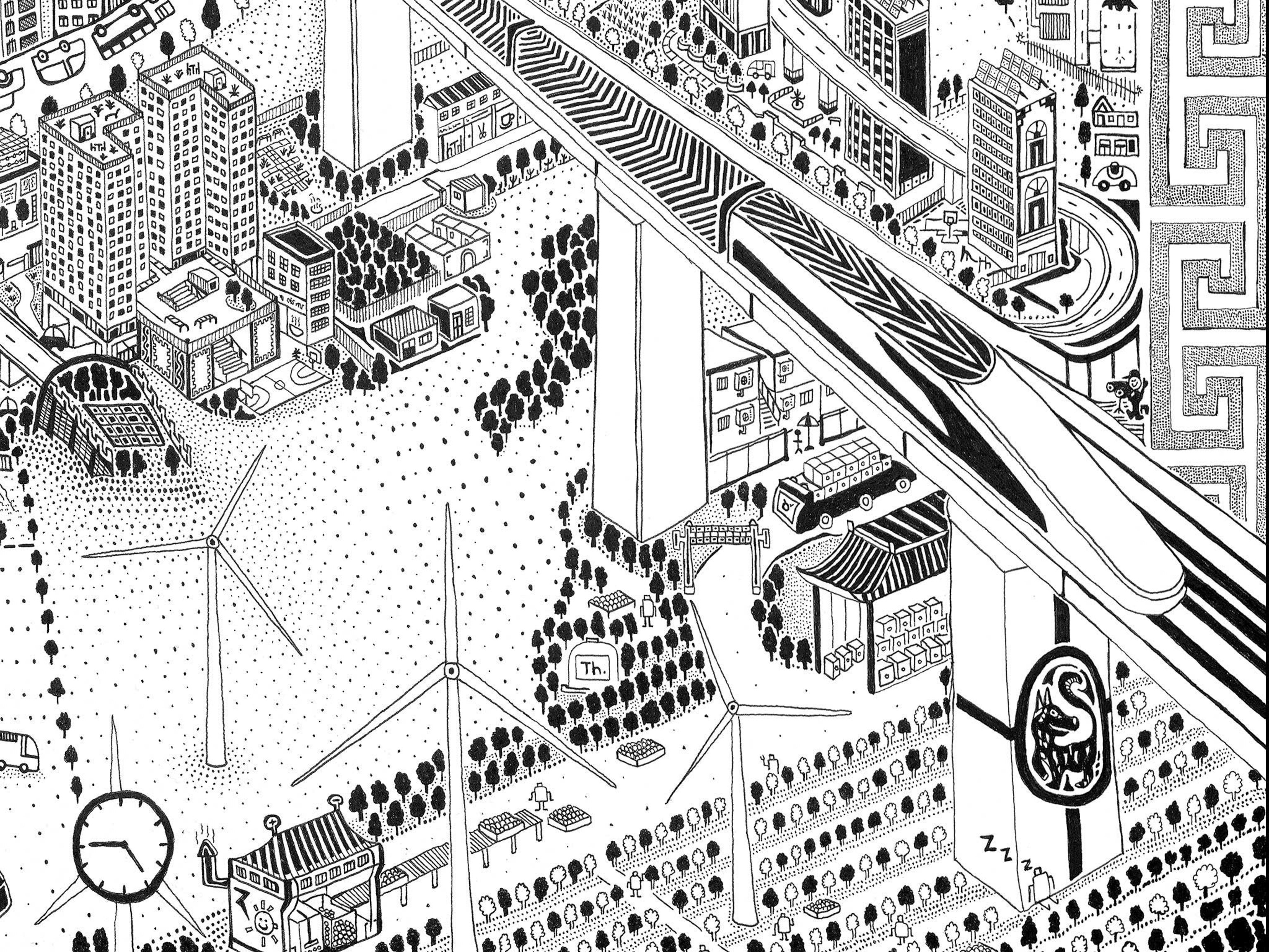 See Beijing in This Incredibly Detailed, Hand-Drawn Map