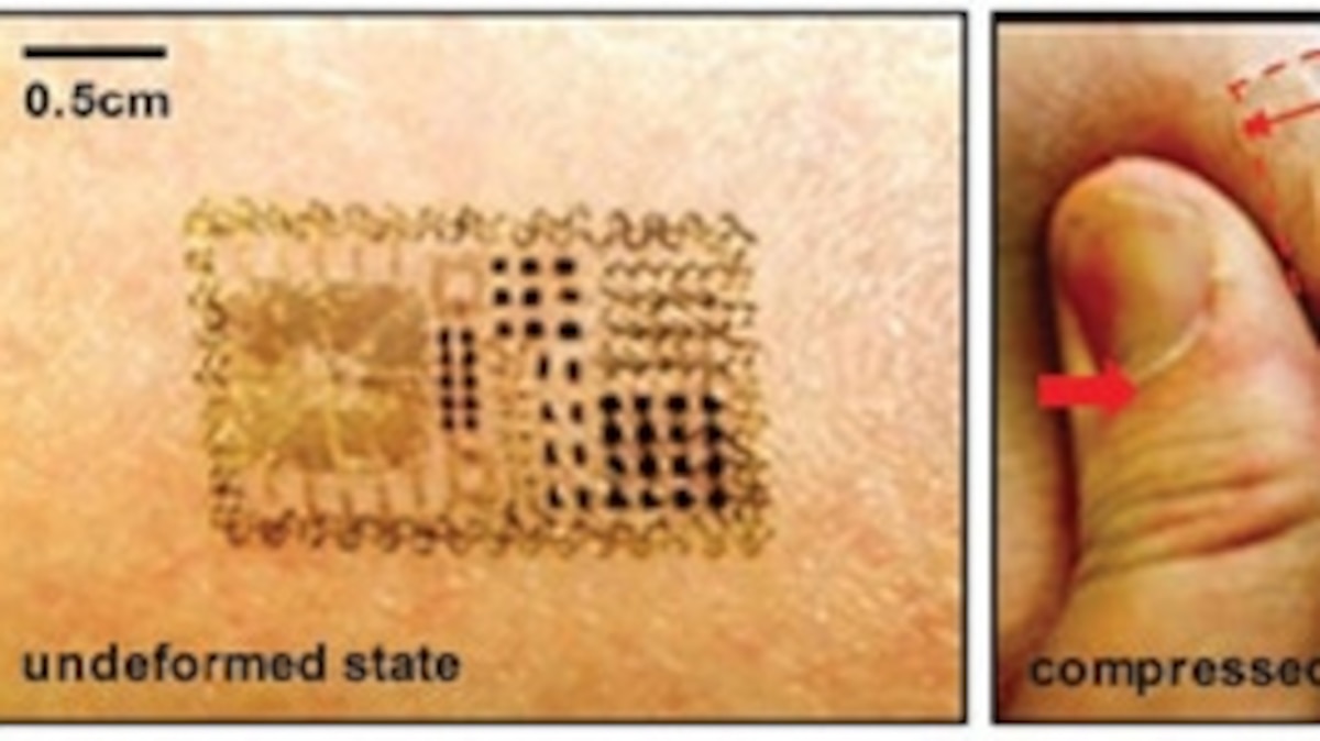 Hair-thin ‘electronic skin’ monitors hearts and brains, controls video ...
