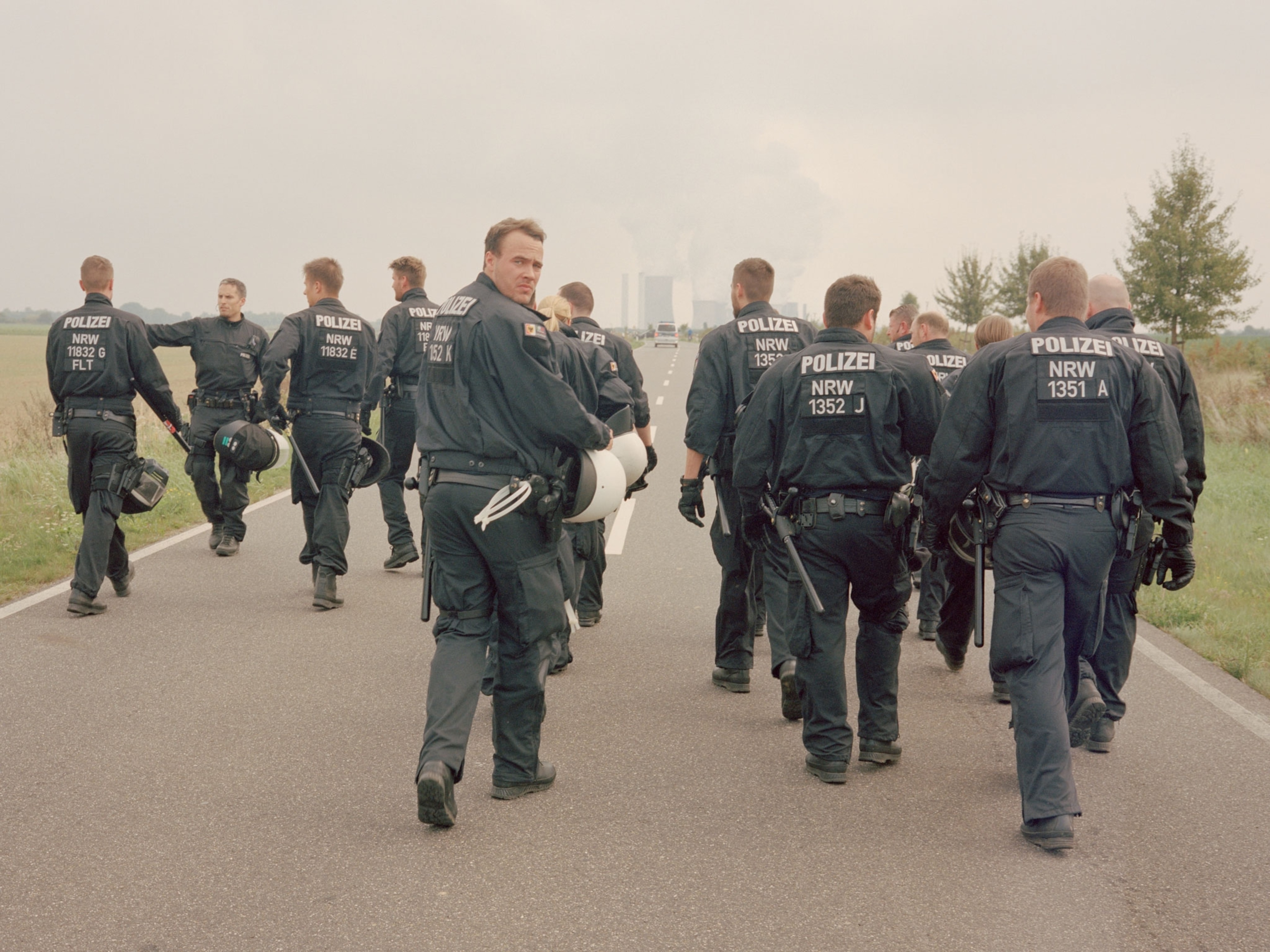 Photos of protests in Germany's Hambach forest
