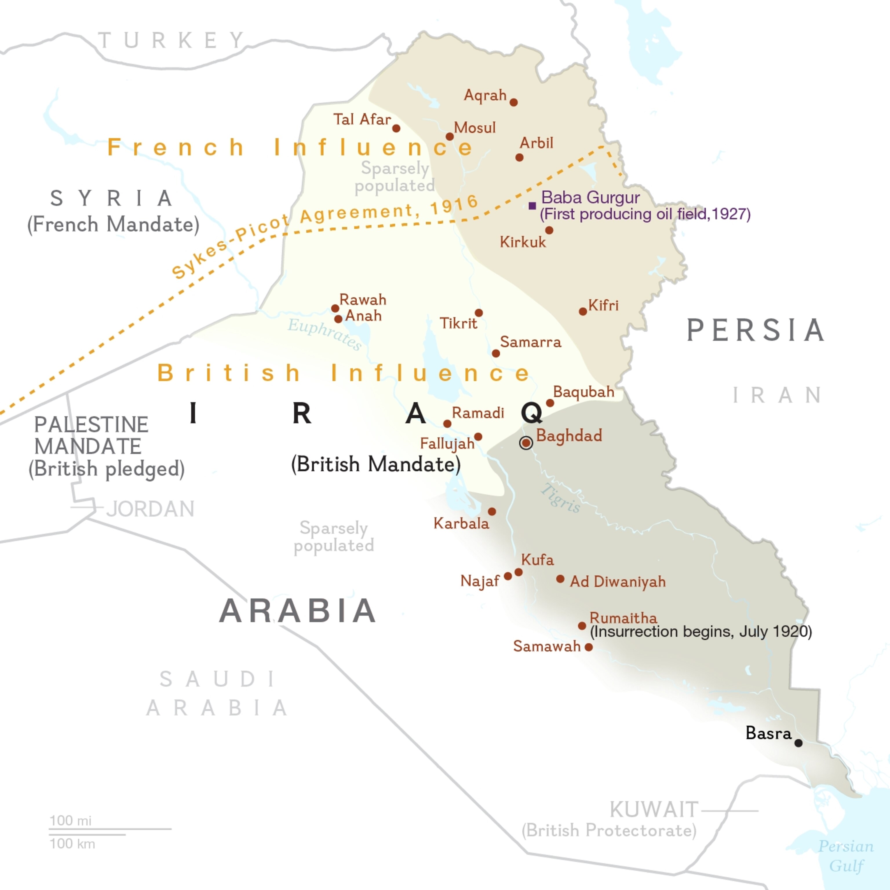 Iraq: 1,200 Years of Turbulent History in Five Maps