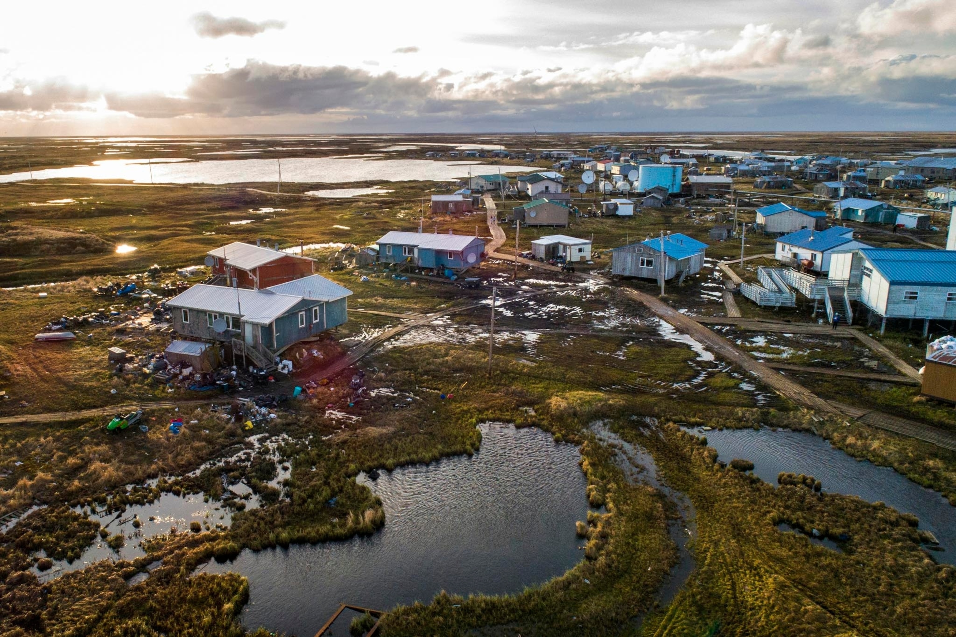 Climate change has finally caught up Newtok, Alaska