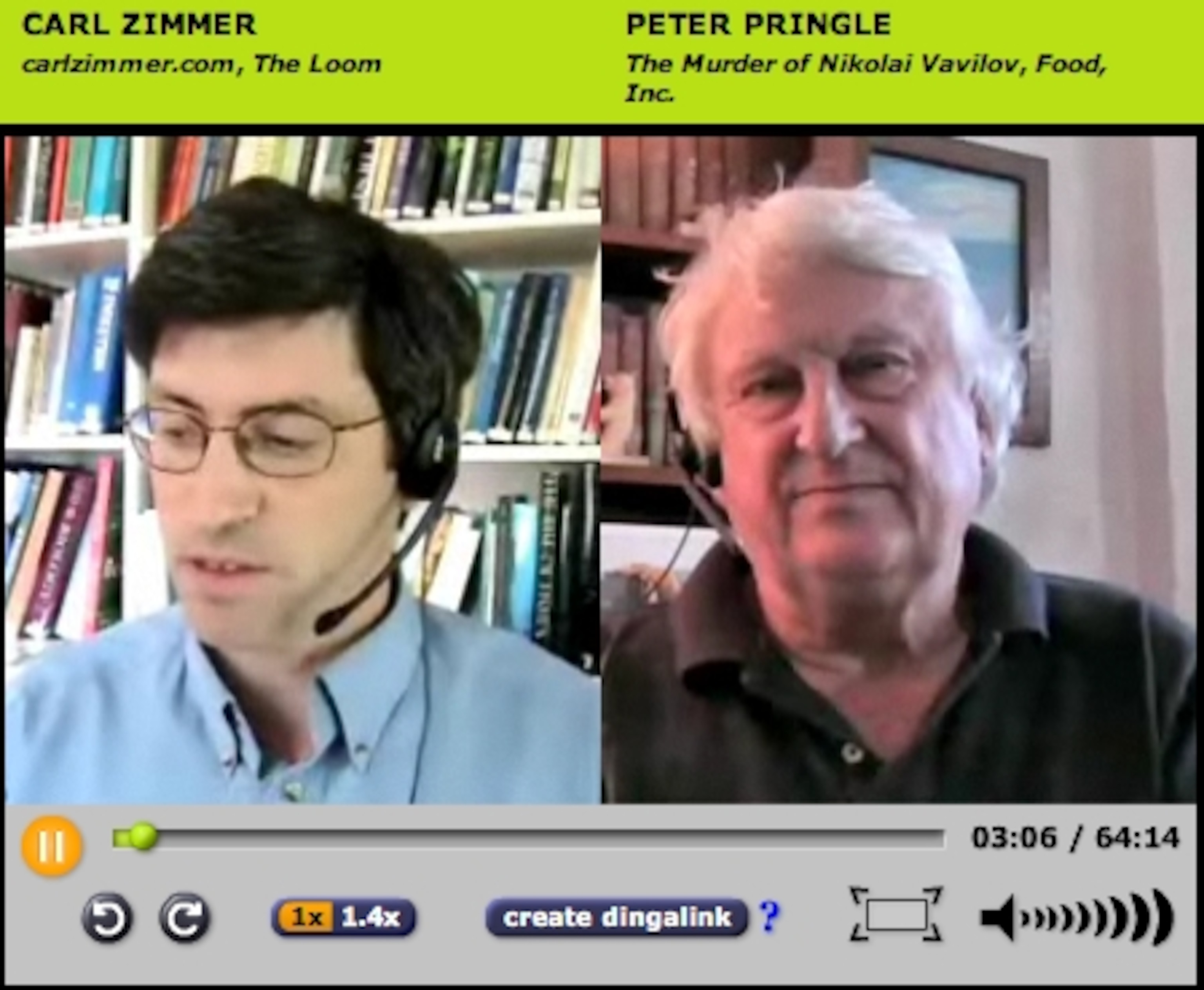 Seeds, Survival, Stalin: The Bloggingheads Edition