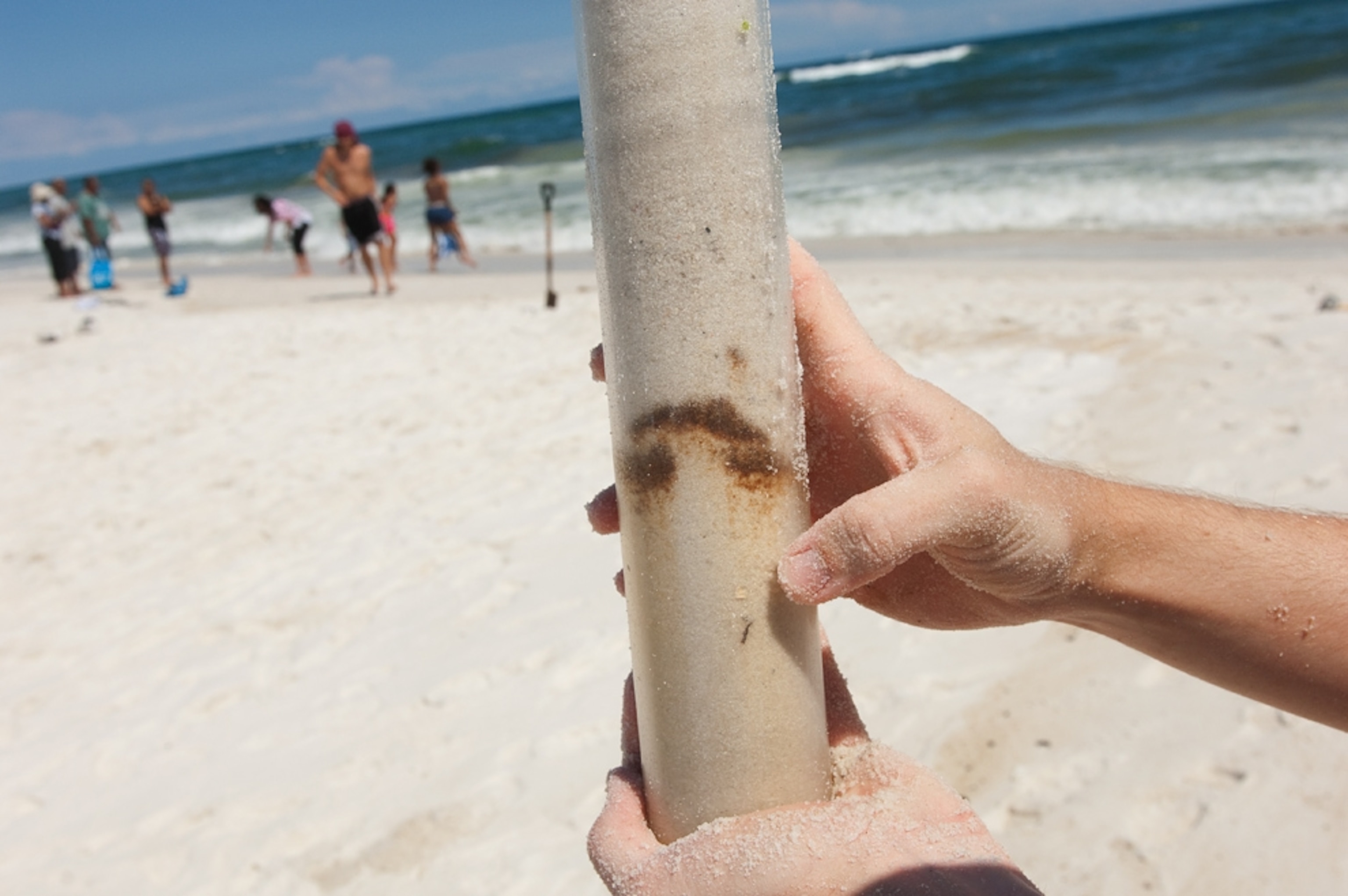 Much Gulf Oil Remains, Deeply Hidden and Under Beaches | National ...