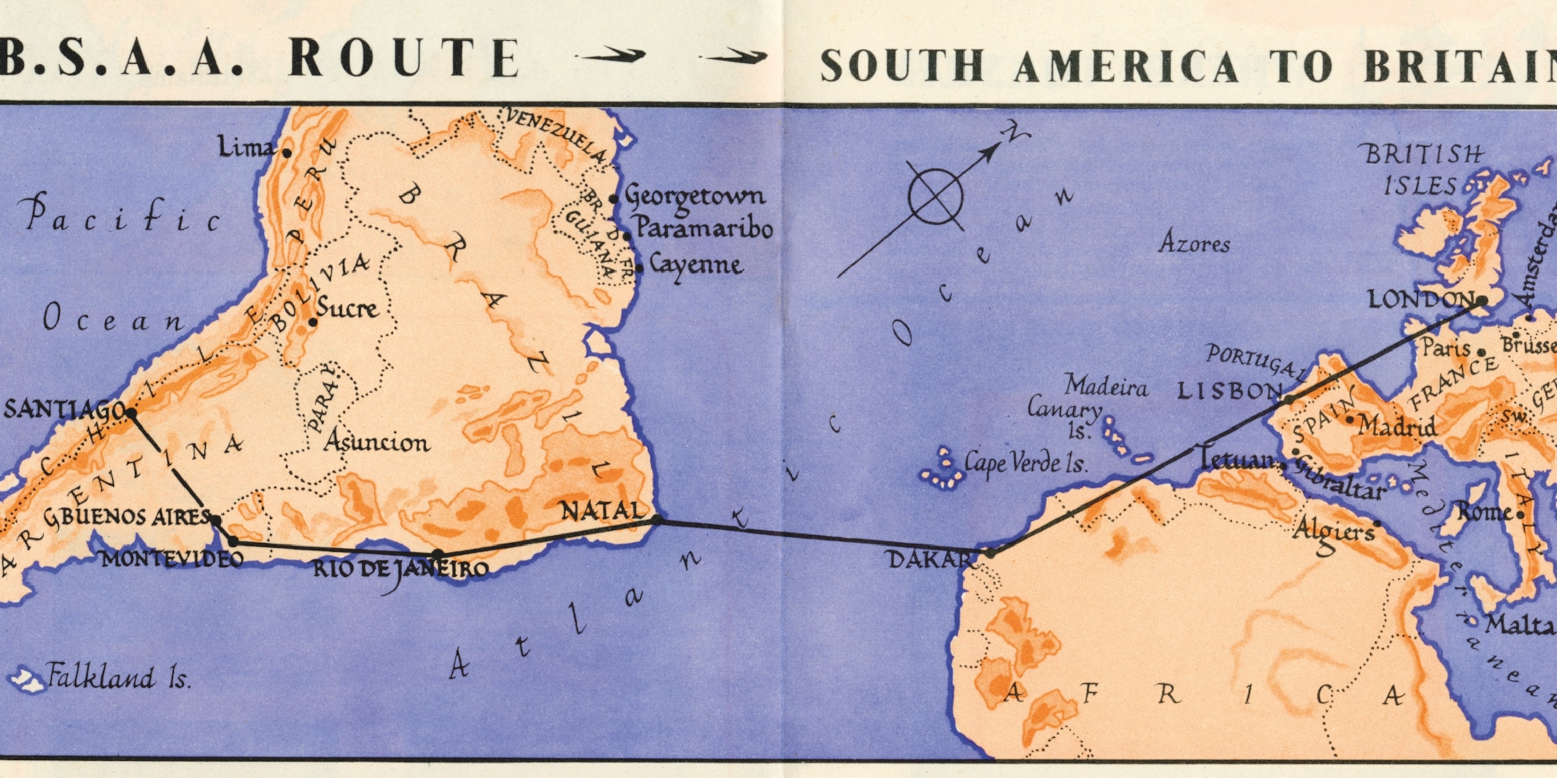 Vintage Maps Rekindle the Romance of Early Air Travel